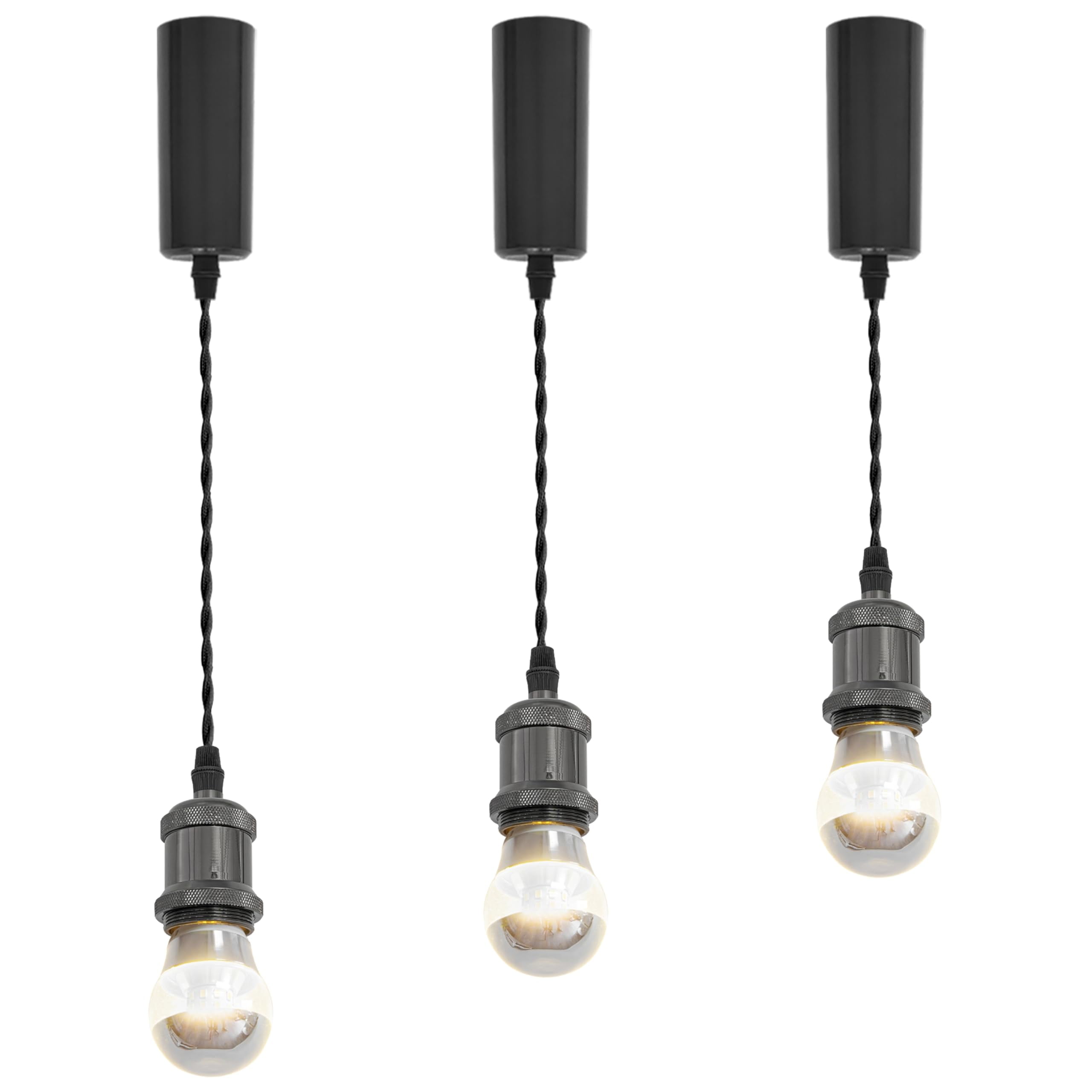 Kiven Anti Glare J-Type Track Lighting Pendants, 3-Light J Track ...