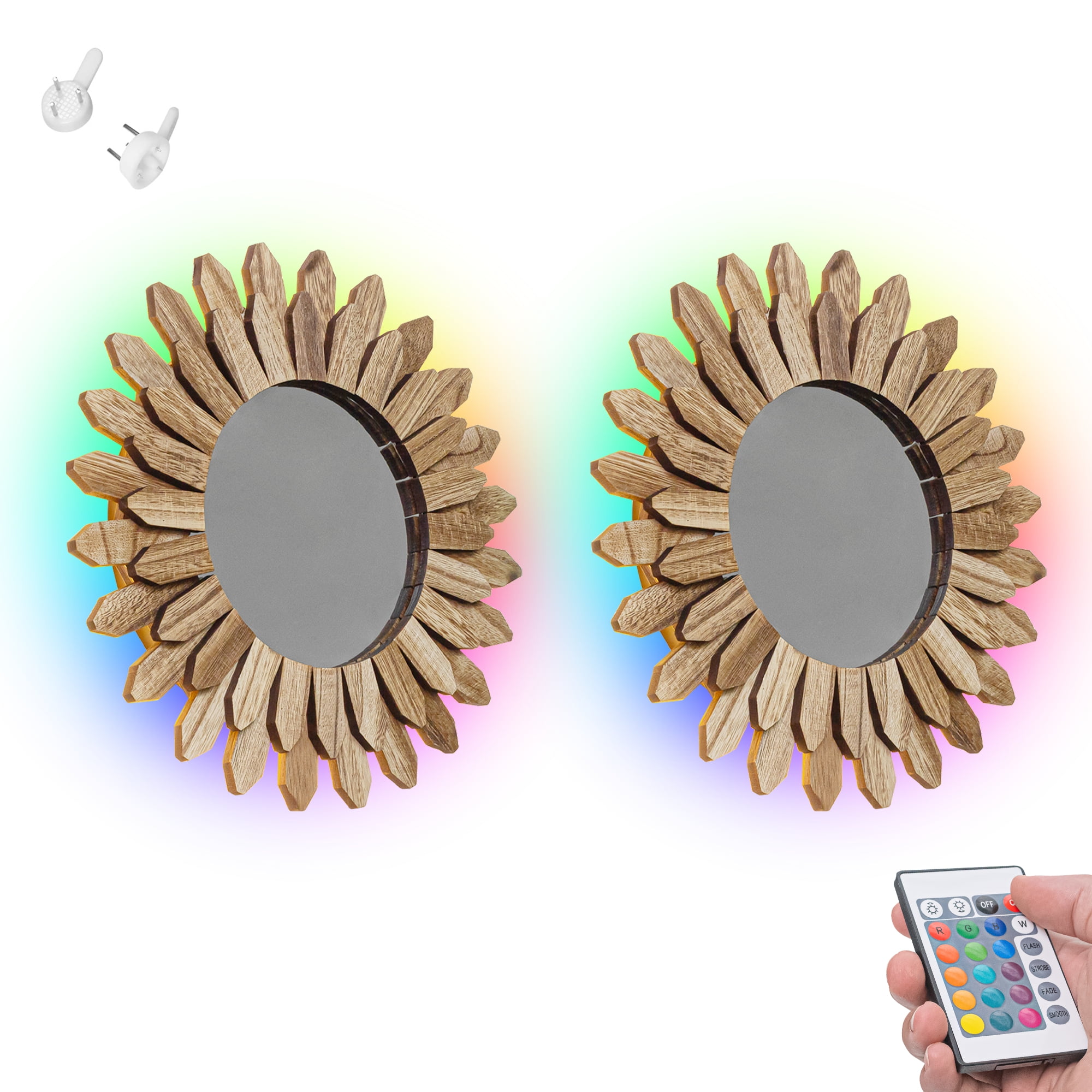 Kiven Battery Operated Wall Sconce with Remote Control Remote Control ...