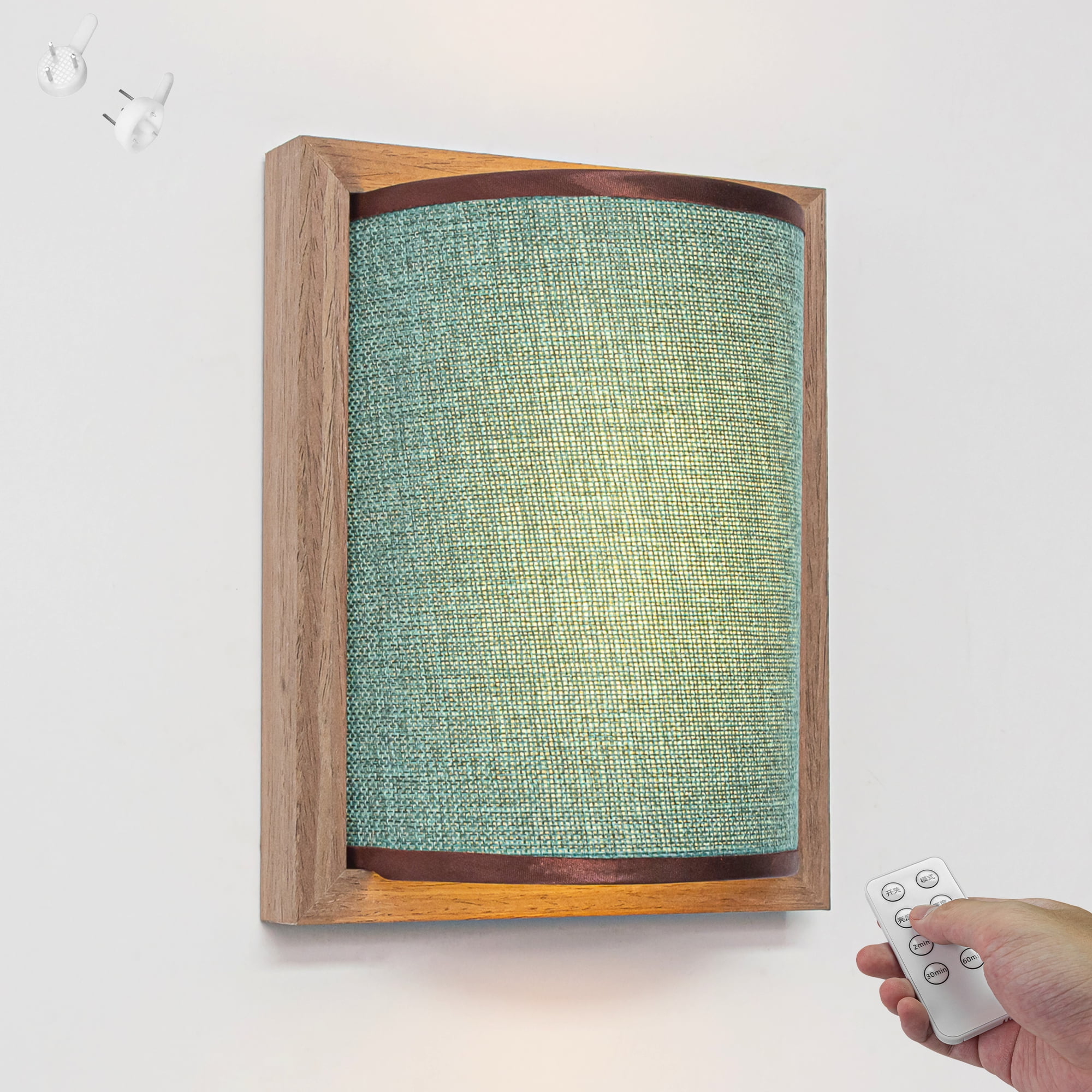 Kiven Battery Operated Wall Sconces with Remote Control,3 Colors Changing,Rechargeable Wall ...