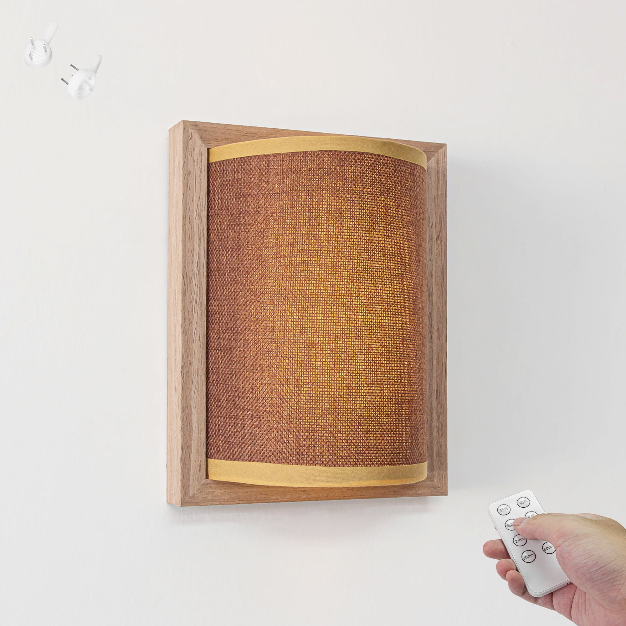 Kiven Battery Operated Wall Sconces with Remote Control,3 Colors Changing,Rechargeable Wall ...