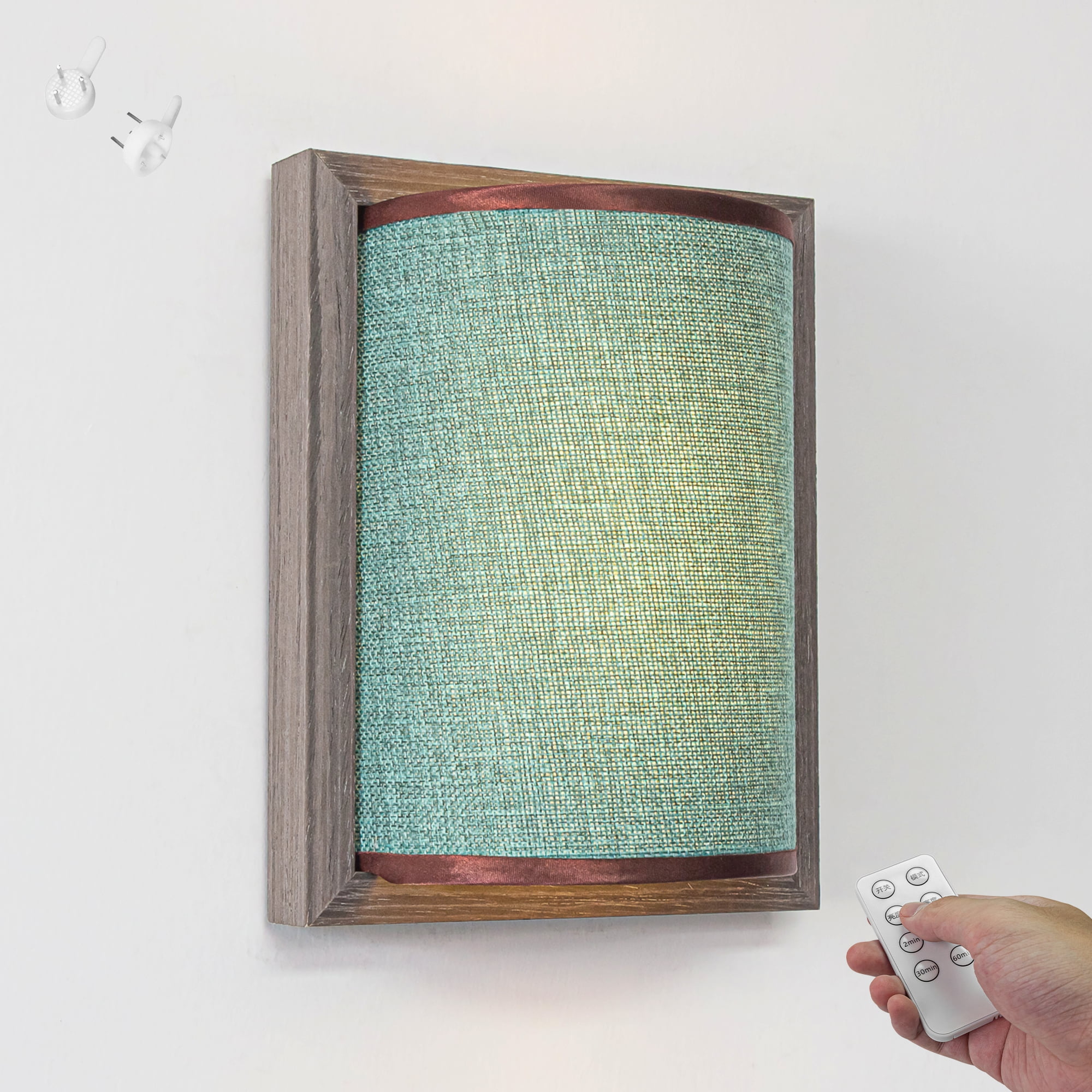 Kiven Battery Operated Wall Sconces with Remote Control,3 Colors Changing,Rechargeable Wall ...