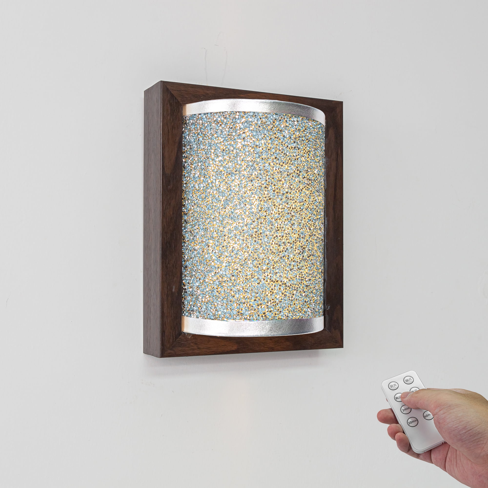 Kiven Battery Operated Wall Sconces with Remote Control,Rechargeable ...