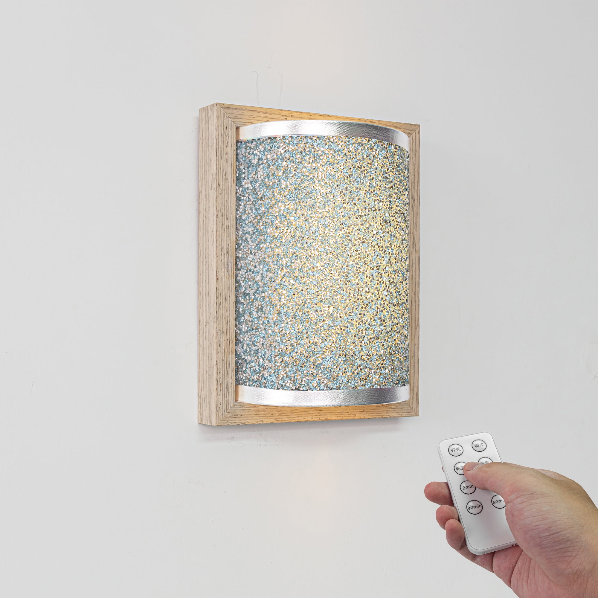 Kiven Battery Operated Wall Sconces with Remote Control,Rechargeable ...