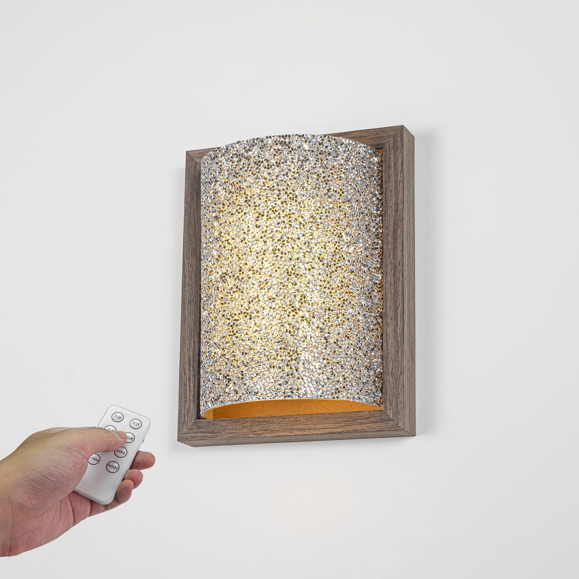 Kiven Battery Operated Wall Sconces with Remote Control,Rechargeable ...