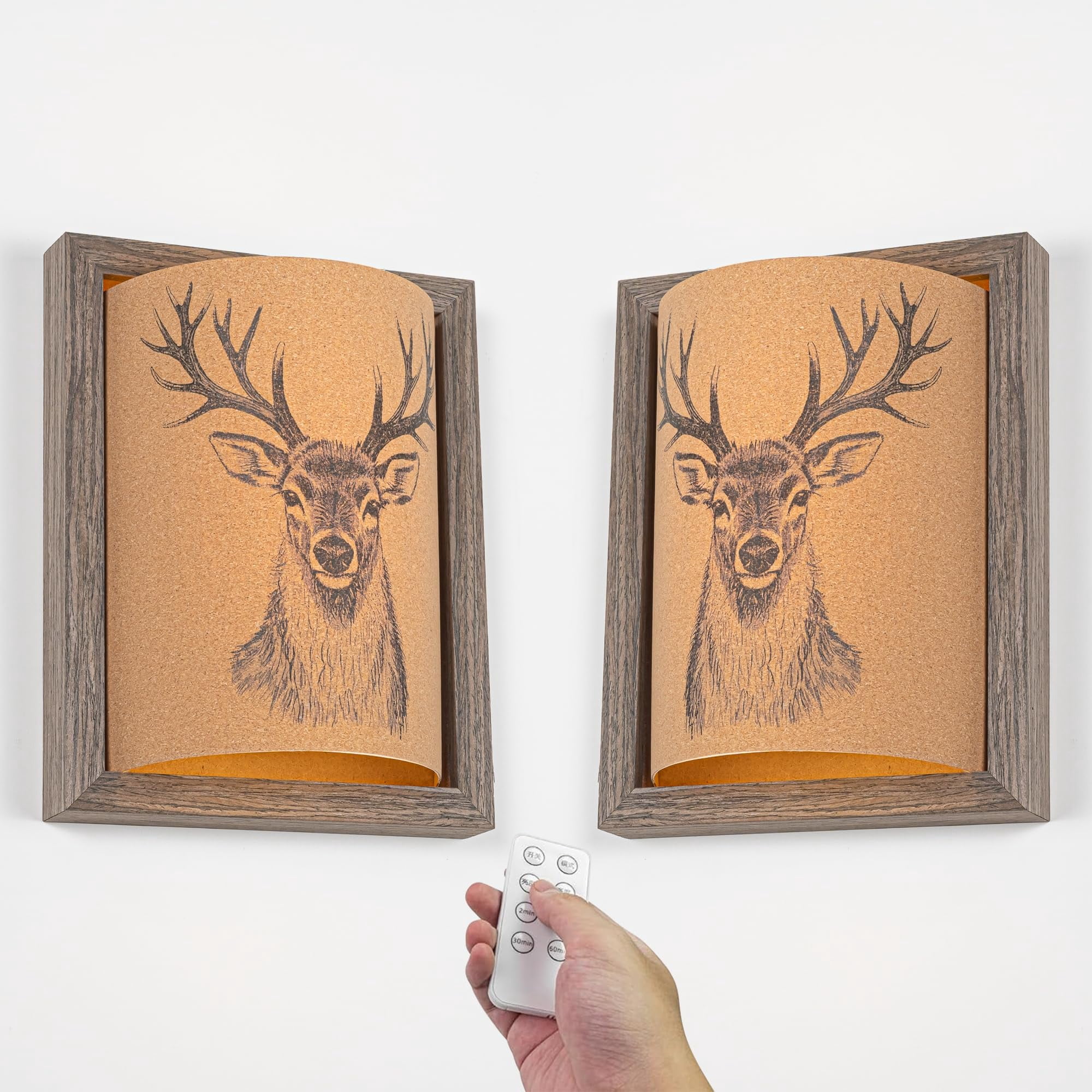 Kiven Battery Operated Wall Sconces with Remote Control,Rechargeable ...