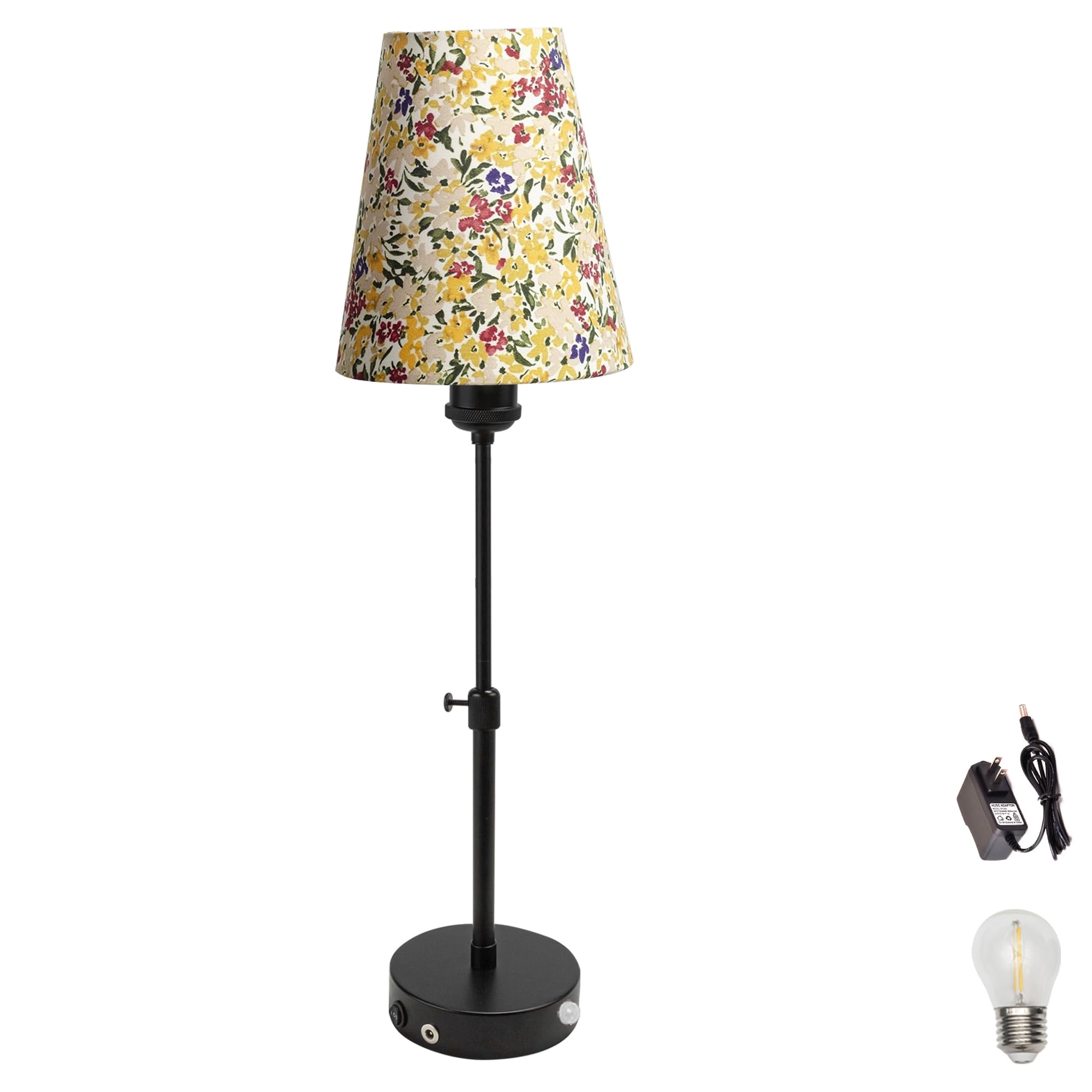 Kiven Battery Powered Lamp, Operated Motion Sensor Table Lamp with ...