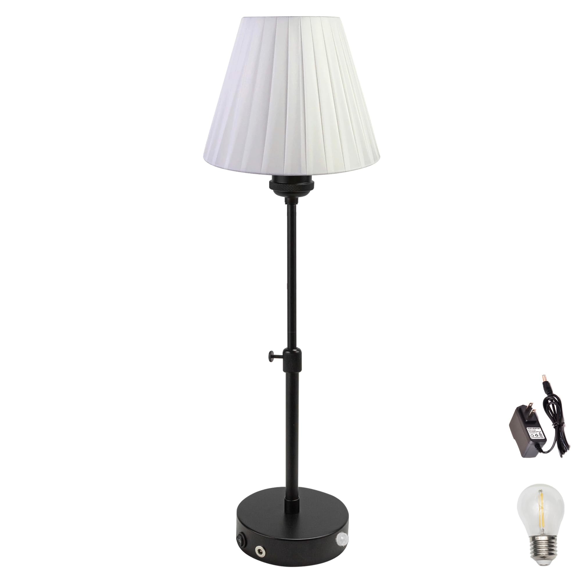 Kiven Battery Powered Lamp, Operated Motion Sensor Table Lamp with ...