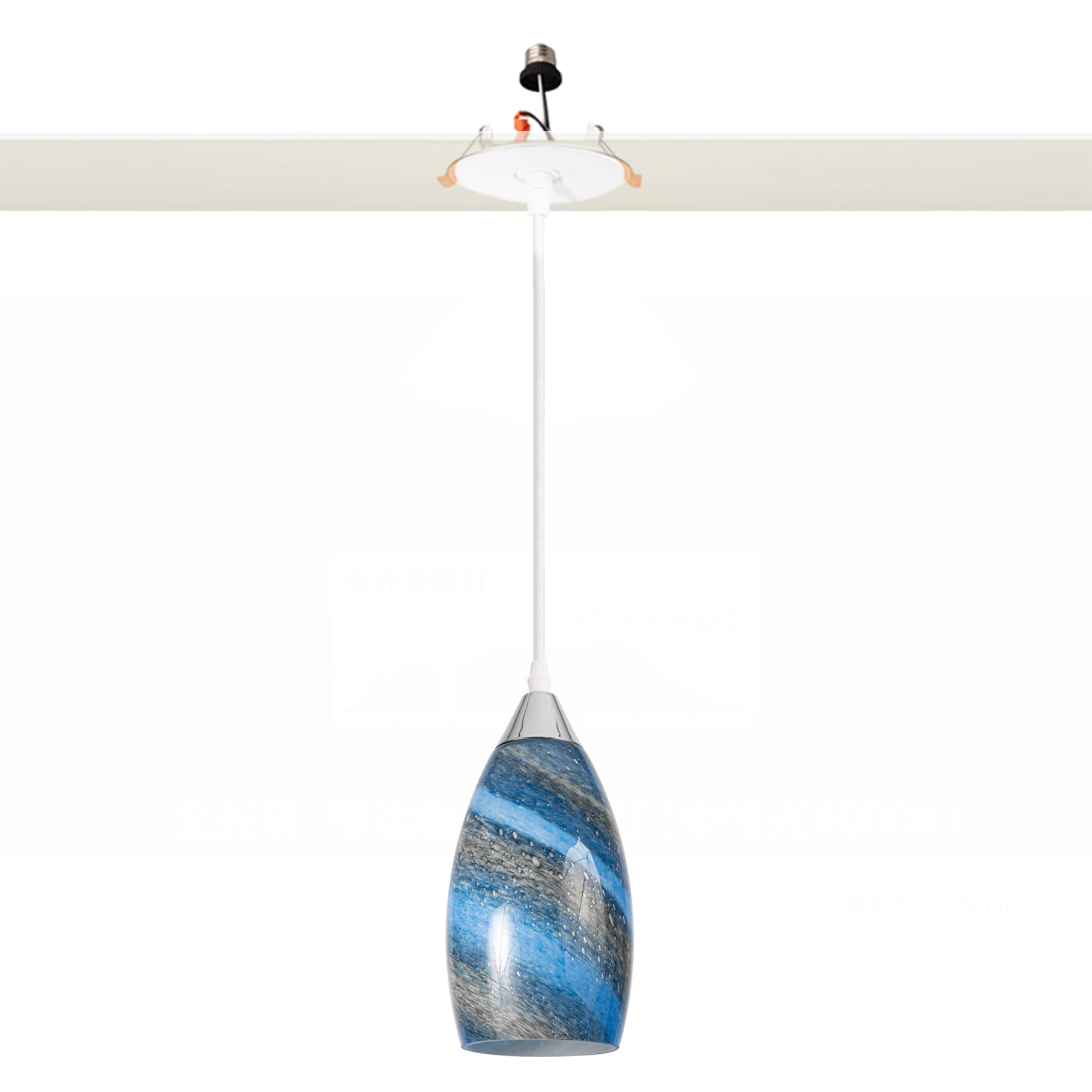 Kiven Can Lights Retrofit Recessed Lighting with E26 Power Outlet ...