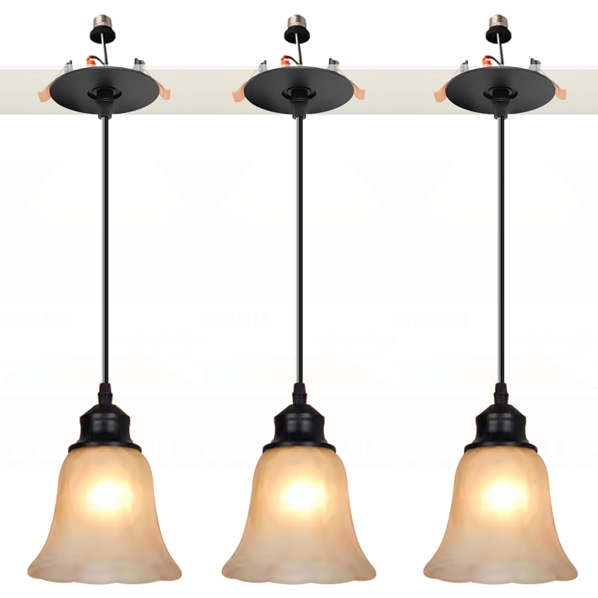 Kiven Can Lights Retrofit Recessed Lighting with E26 Power Outlet ...