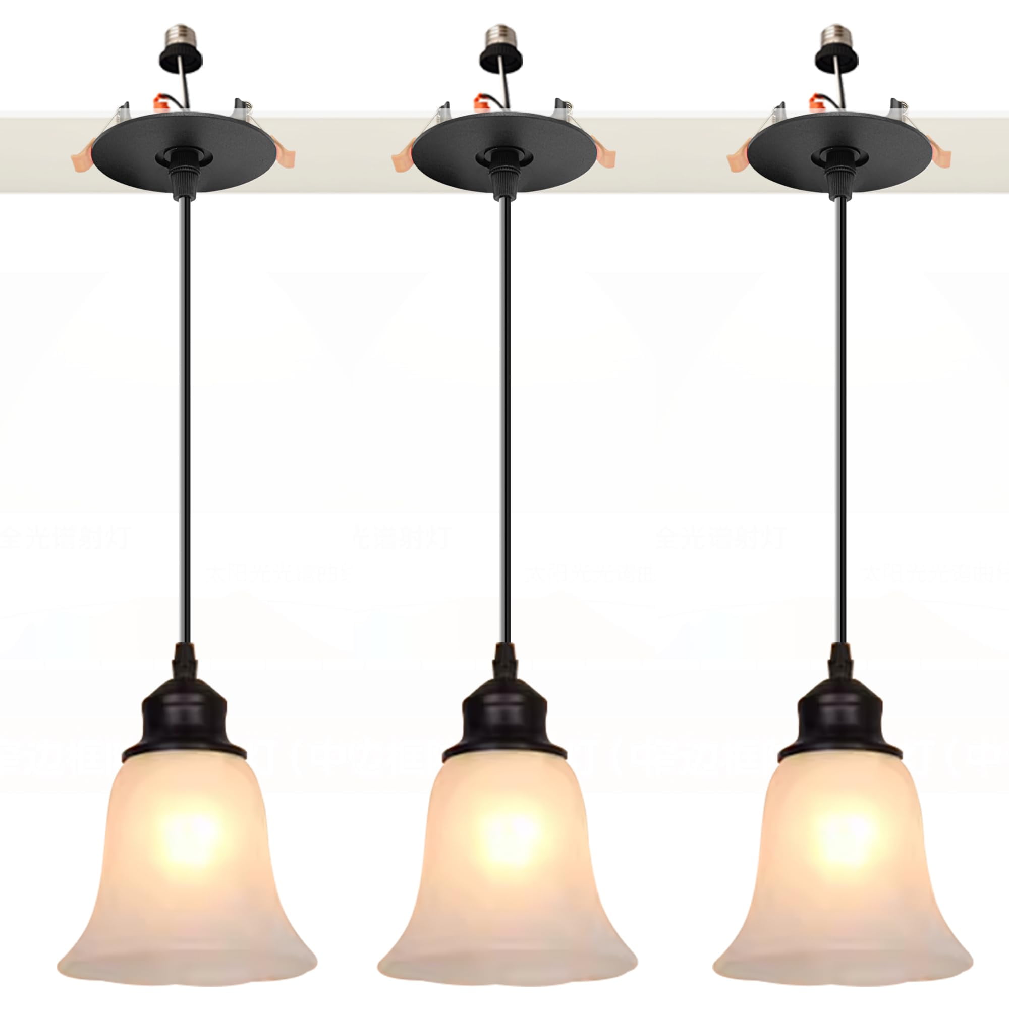 Kiven Can Lights Retrofit Recessed Lighting with E26 Power Outlet ...