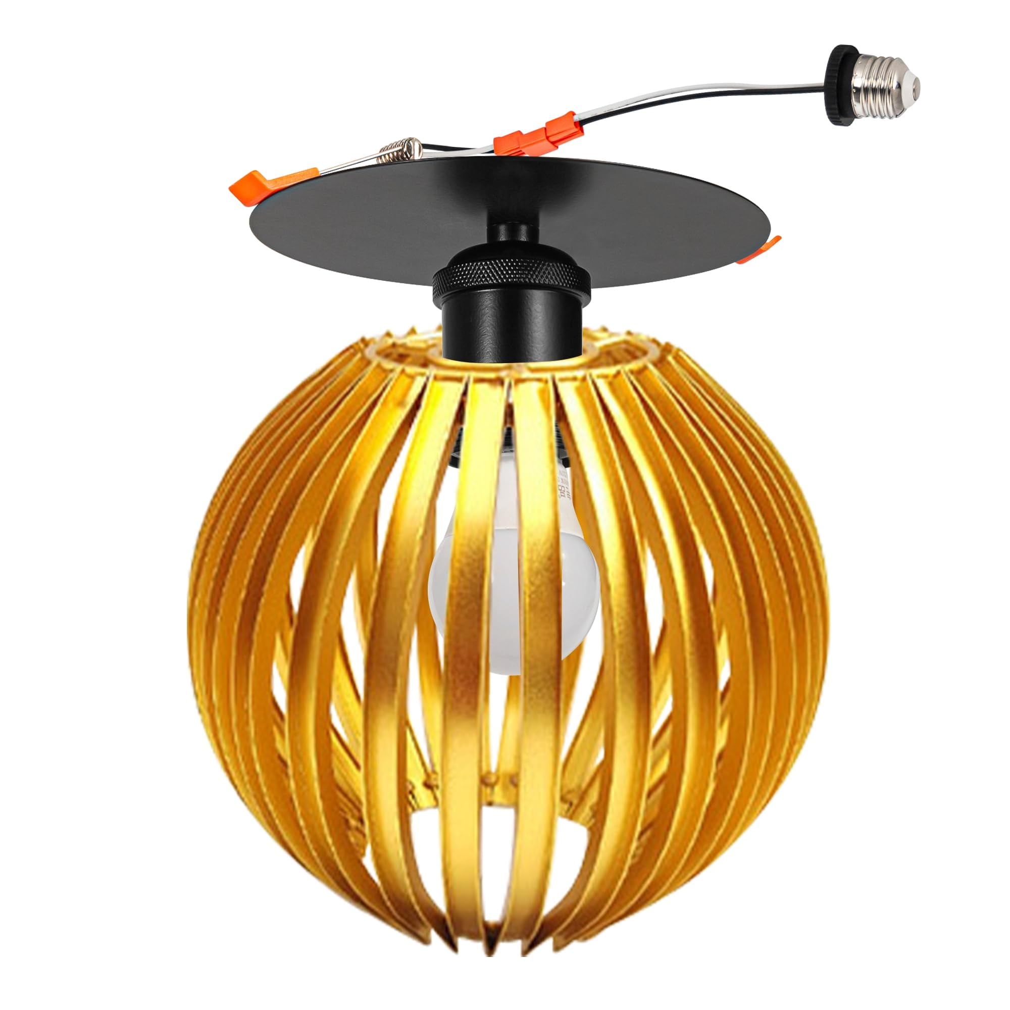 Kiven Can Lights Retrofit Recessed Lighting with E26 Power Outlet ...