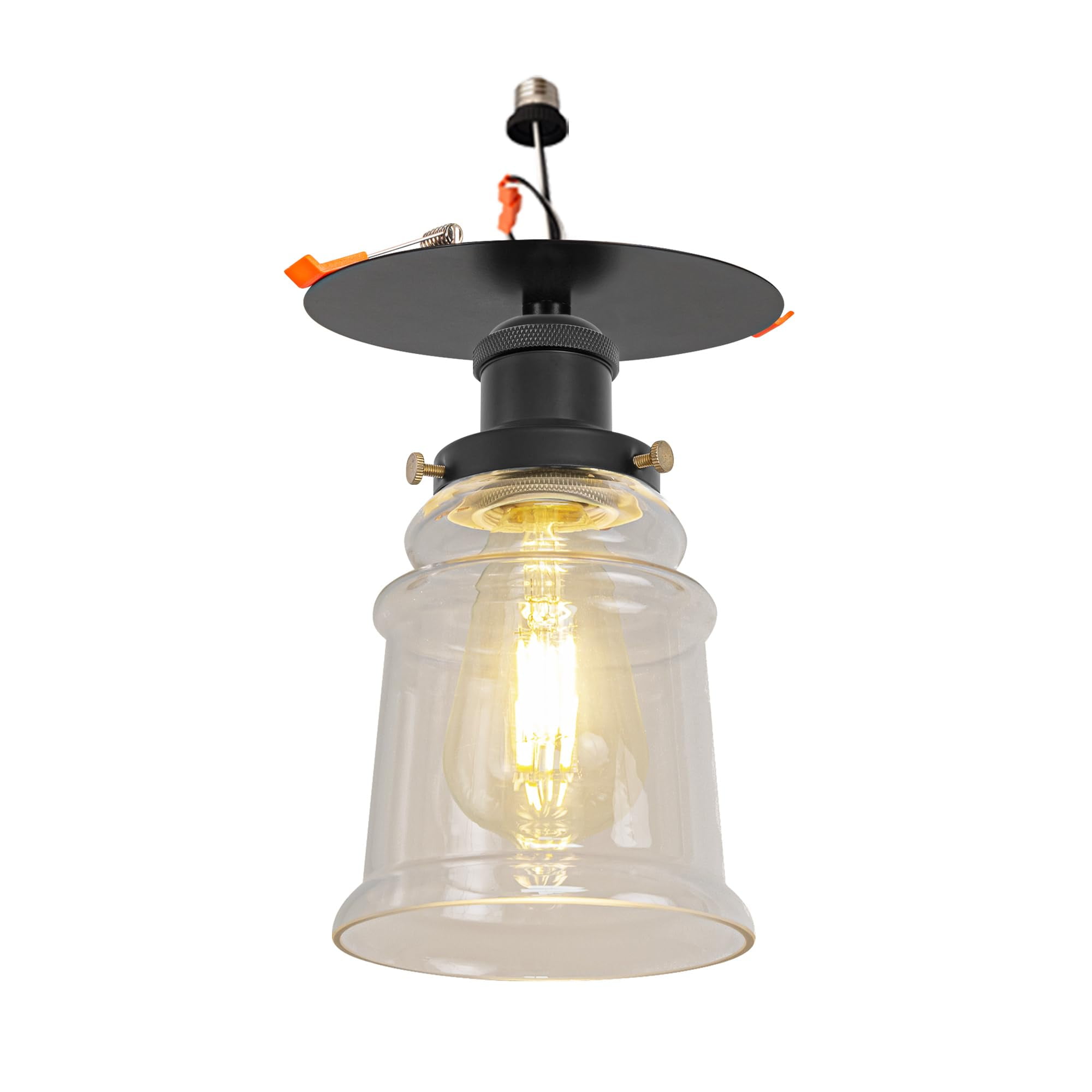 Kiven Can Lights Retrofit Recessed Lighting with E26 Power Outlet ...