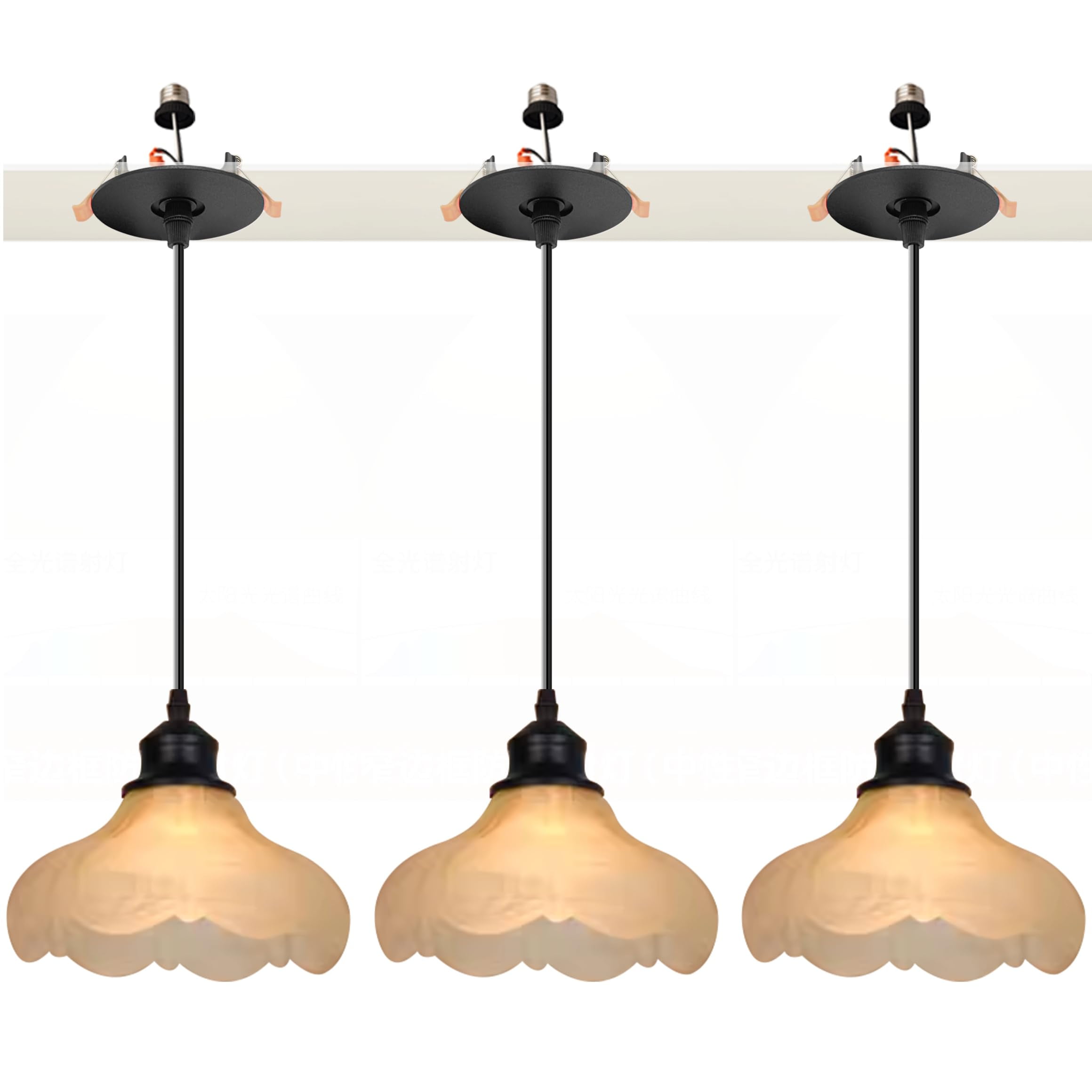 Kiven Can Lights Retrofit Recessed Lighting with E26 Power Outlet ...