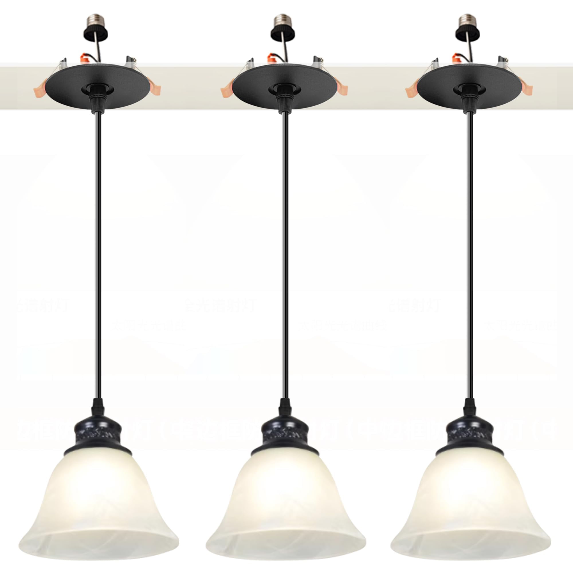 Kiven Can Lights Retrofit Recessed Lighting with E26 Power Outlet ...