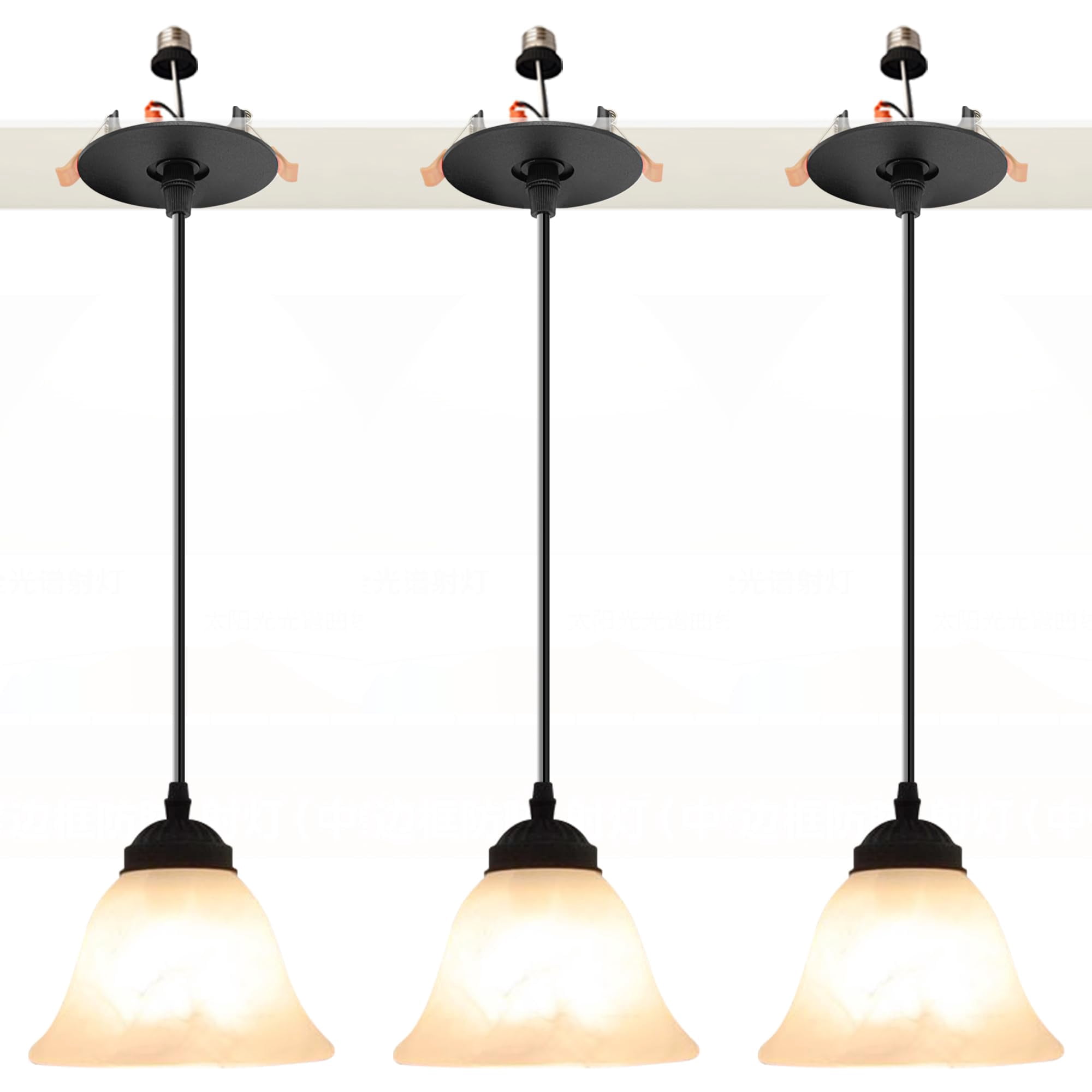 Kiven Can Lights Retrofit Recessed Lighting with E26 Power Outlet ...