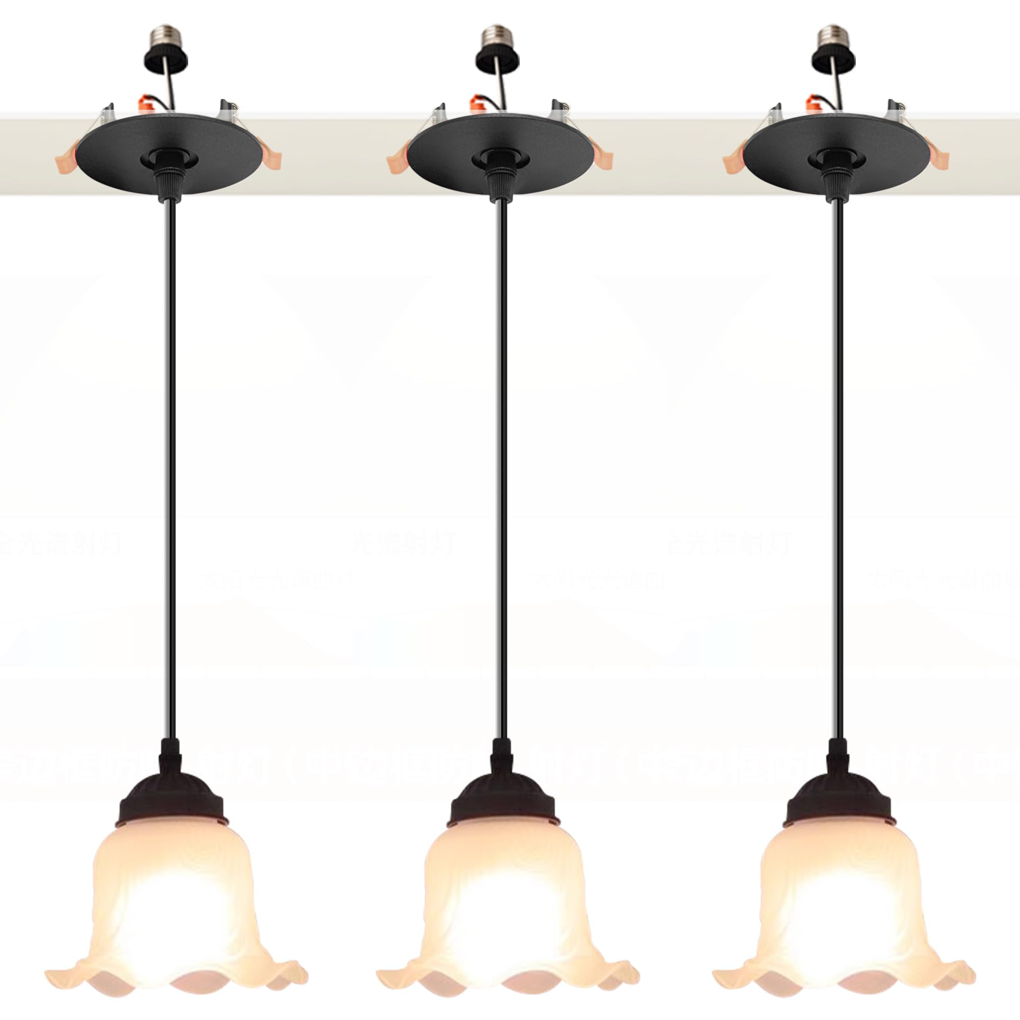 Kiven Can Lights Retrofit Recessed Lighting with E26 Power Outlet ...