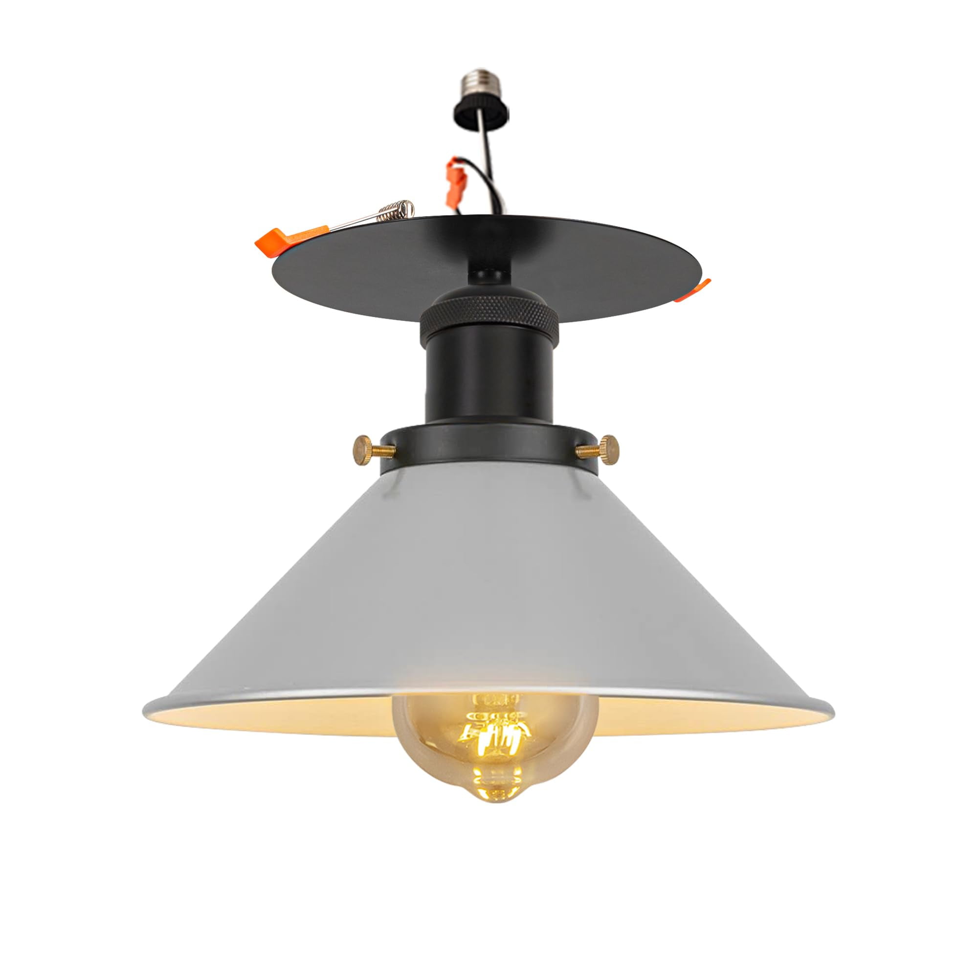 Kiven Can Lights Retrofit Recessed Lighting with E26 Power Outlet ...