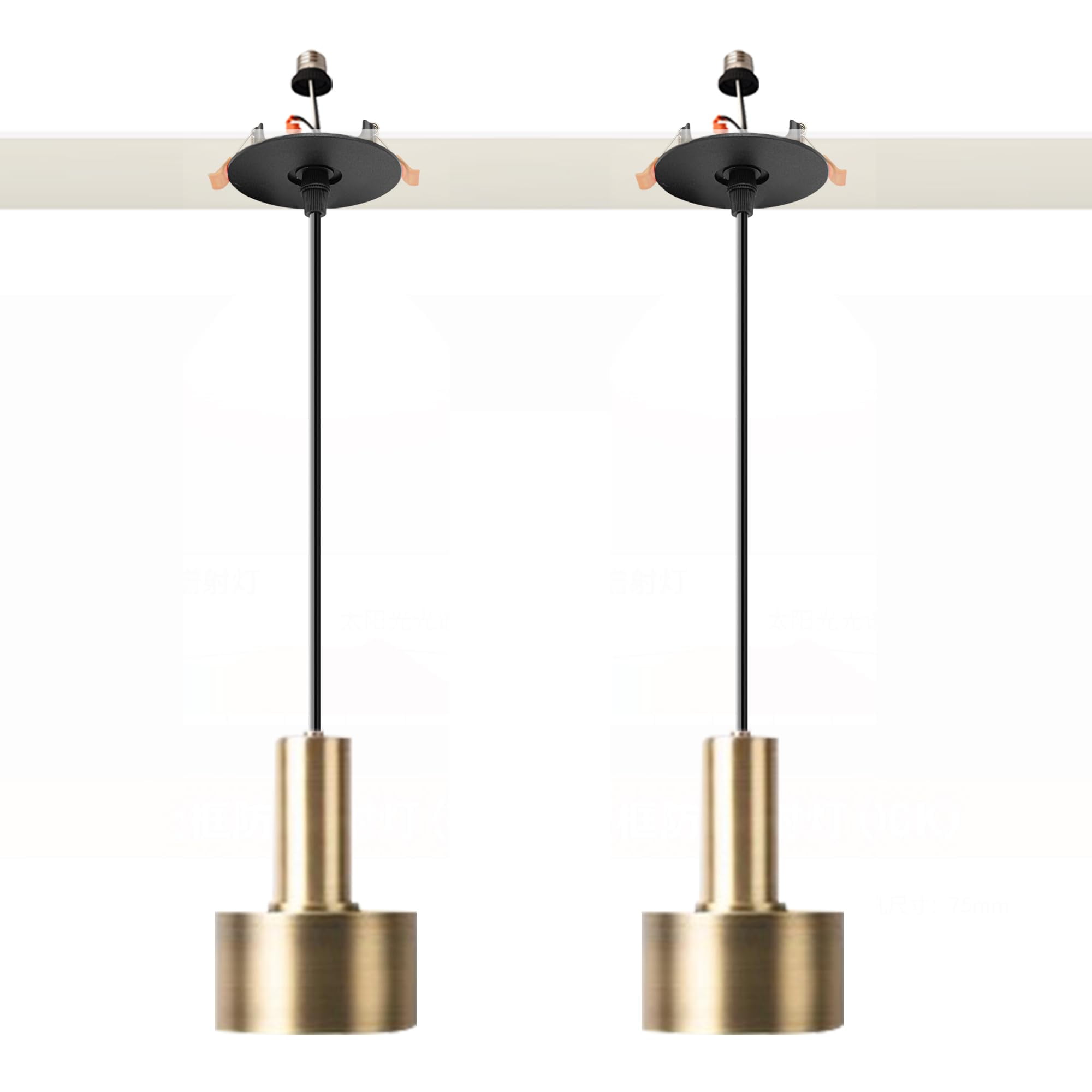 Kiven Can Lights Retrofit Recessed Lighting with E26 Power Outlet ...