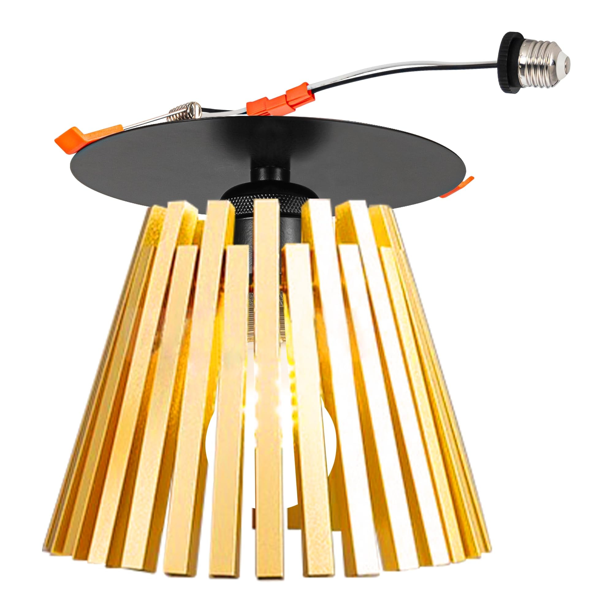 Kiven Can Lights Retrofit Recessed Lighting with E26 Power Outlet ...