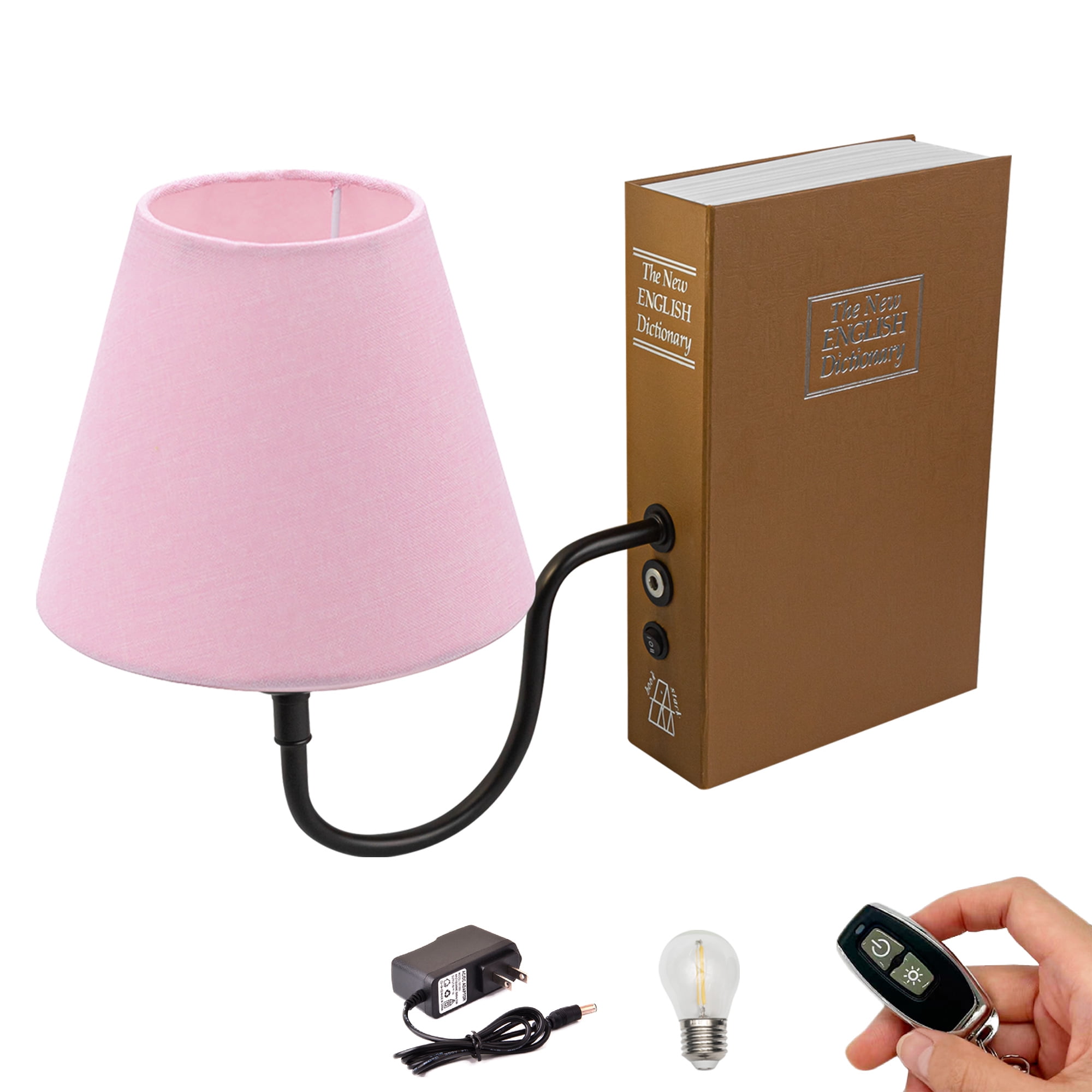 Kiven Cordless Table Lamp, 1-Light Rechargeable Bookshelf Lamp with ...