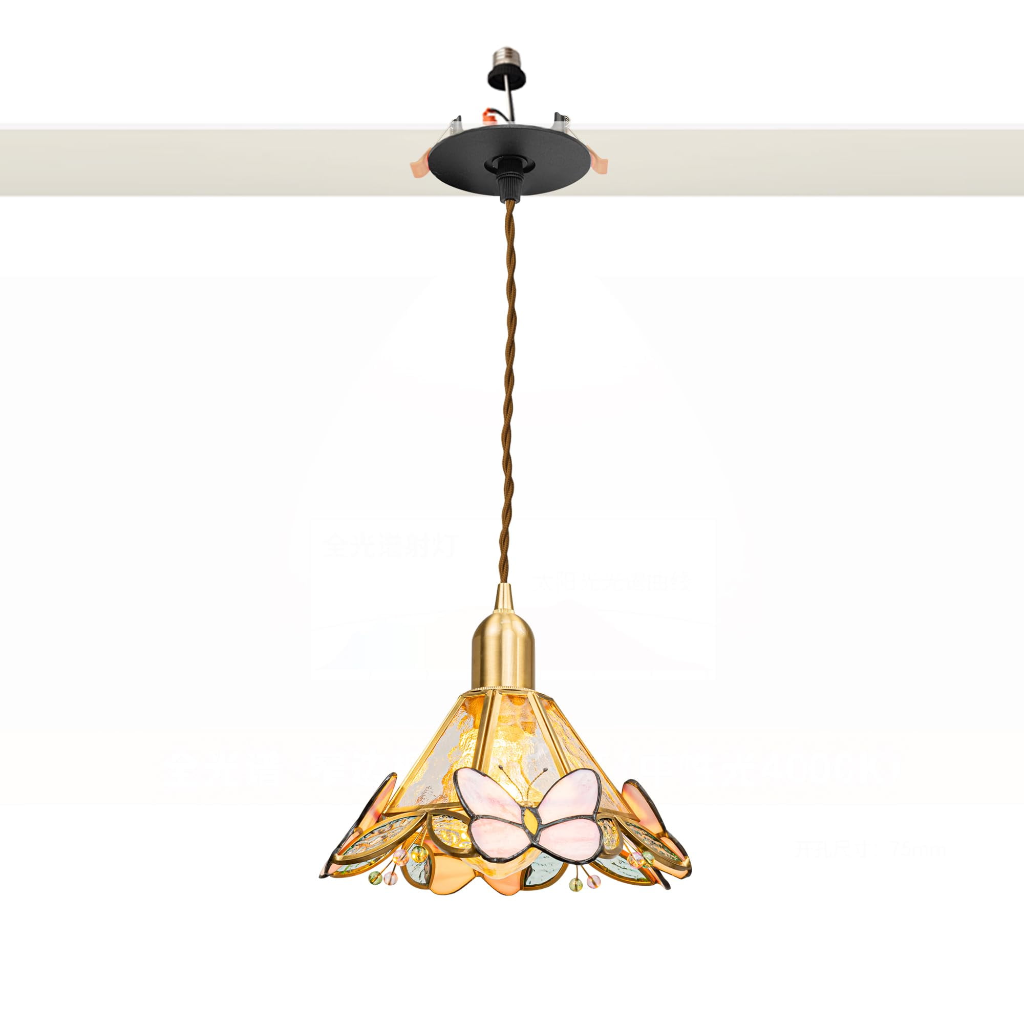 Kiven Glass Can Lights Retrofit Recessed Lighting with E26 Power Outlet ...