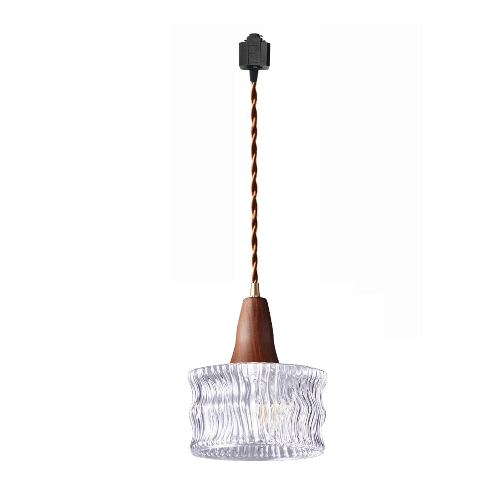 Kiven H Track Pendant Lightning, 1 Light Modern H Track Lighting Glass ...