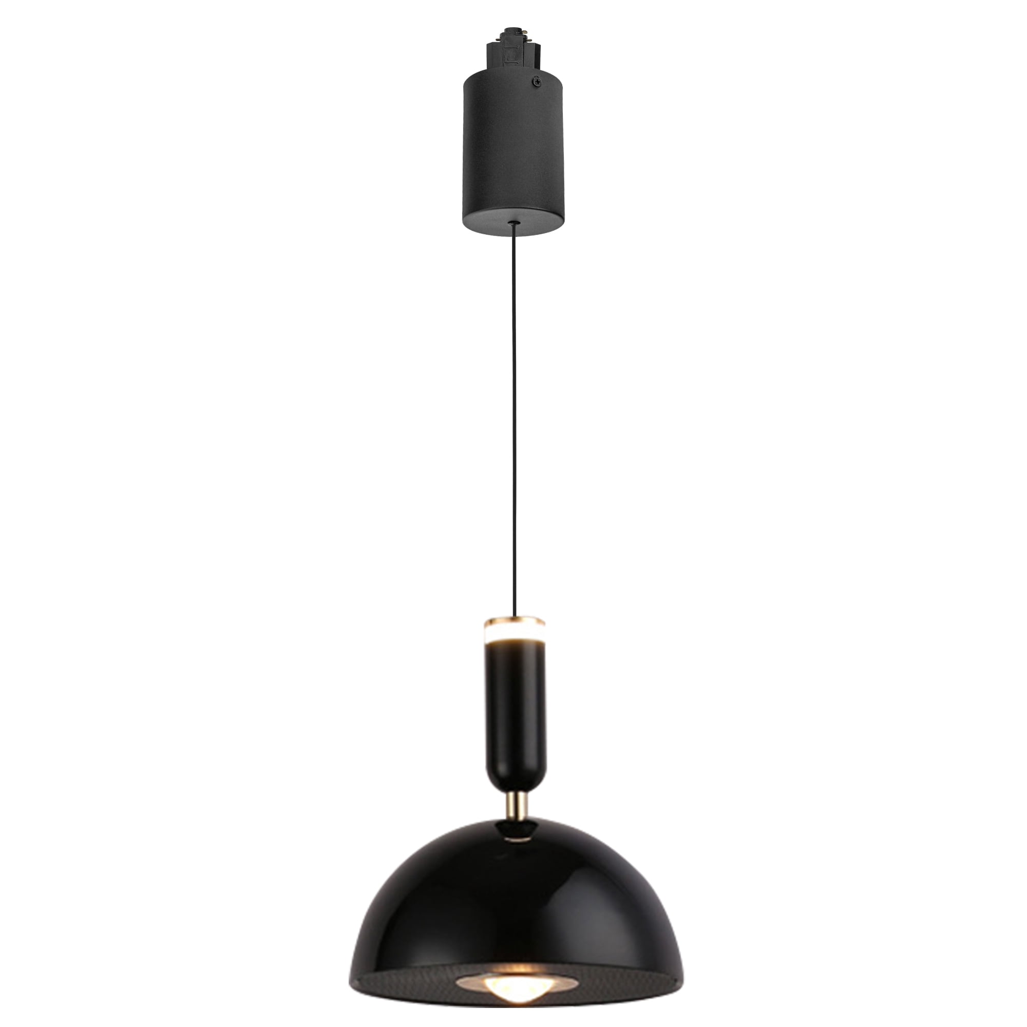 Kiven H-Type LED Track Lighting, 1-Light Modern Halo Track Pendant ...