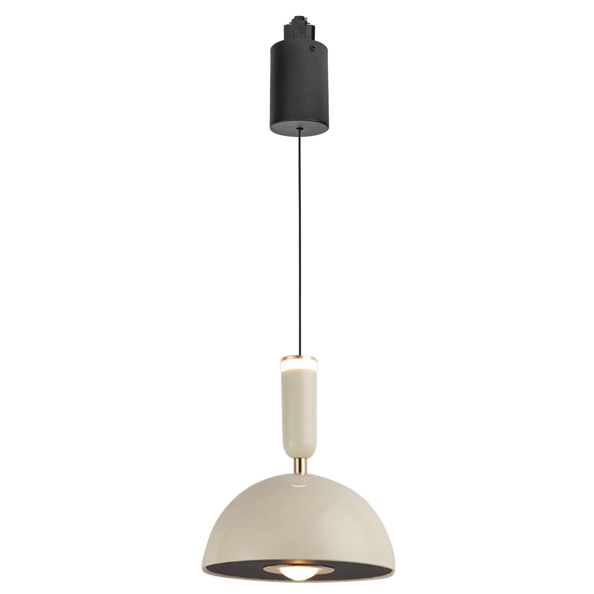 Kiven H-Type LED Track Lighting, 1-Light Modern Halo Track Pendant ...