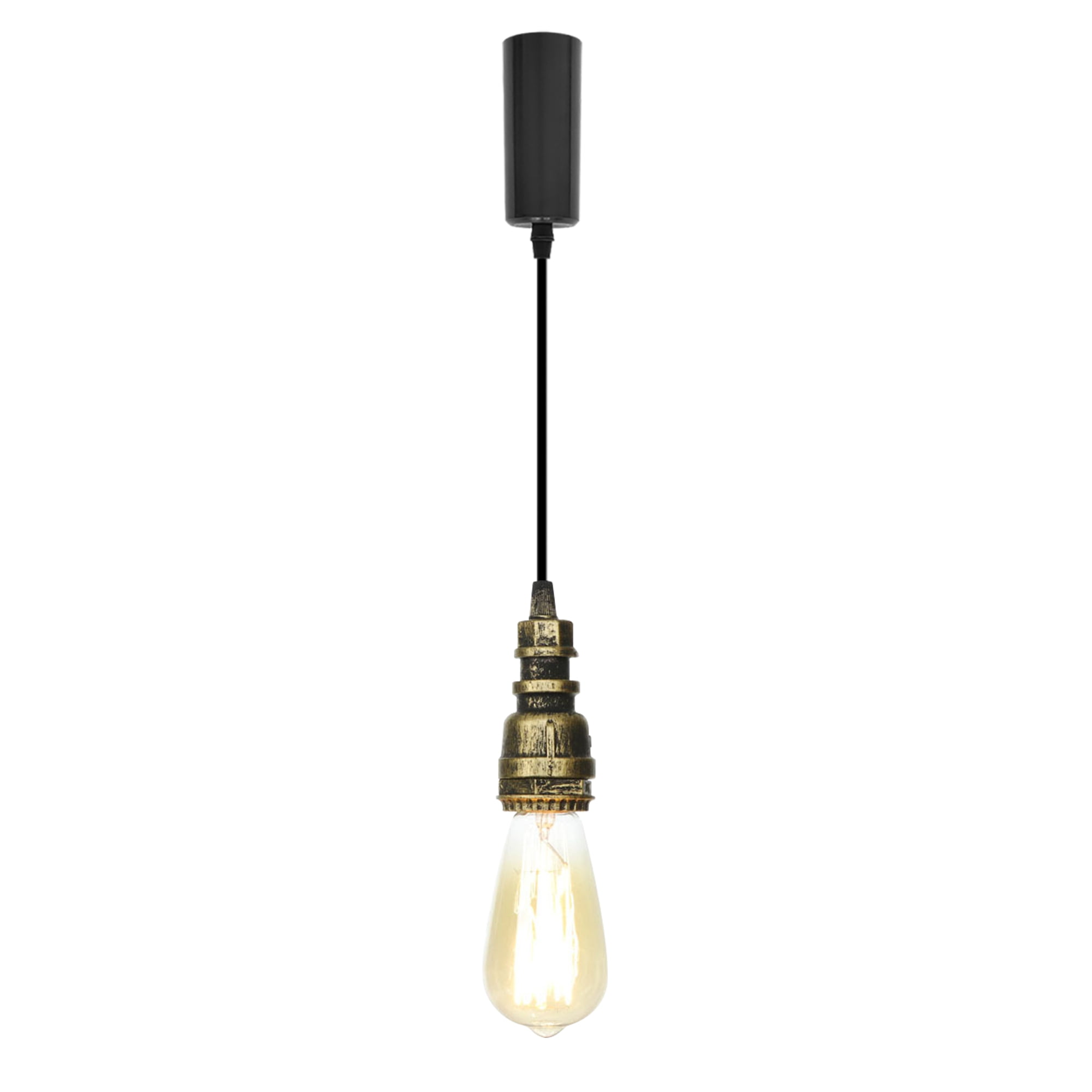 Kiven H-Type Track Lighting, 1-Light Industrial Halo Track Pendant ...