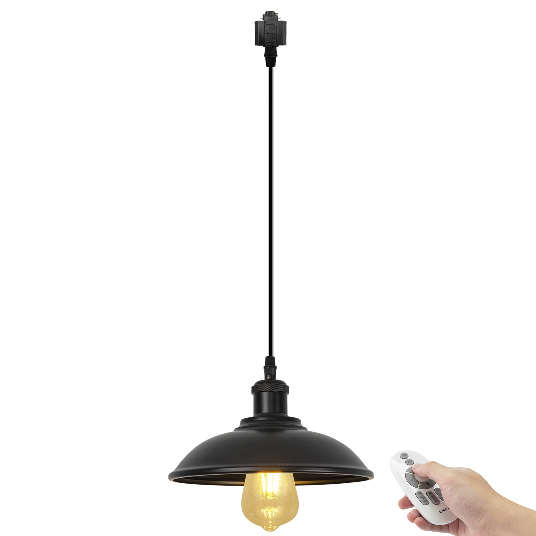 Kiven H-Type Track Lighting, 1-Light Modern Halo Track Pendant Light ...