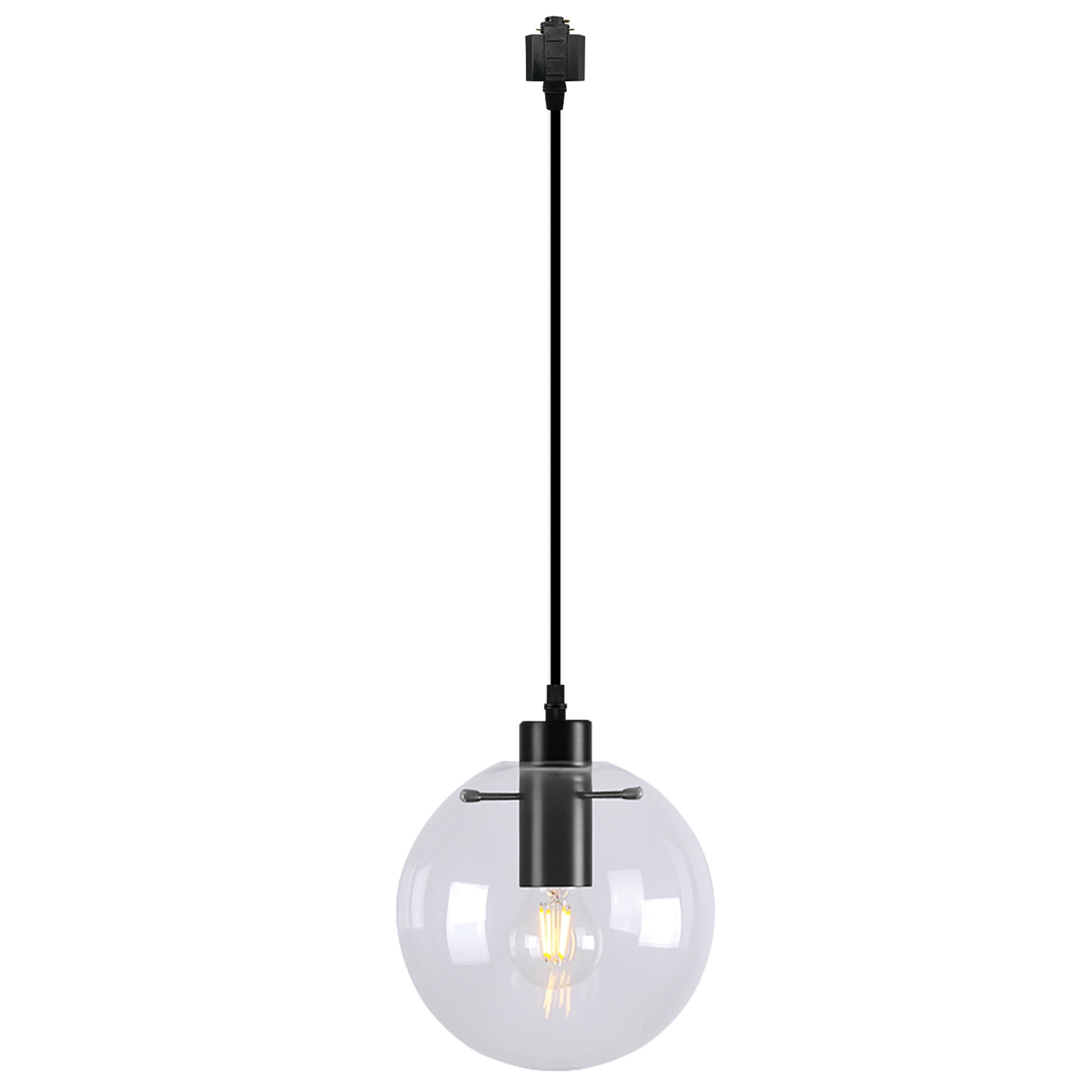 Kiven H-Type Track Lighting, 1-Light Modern Halo Track Pendant Light ...