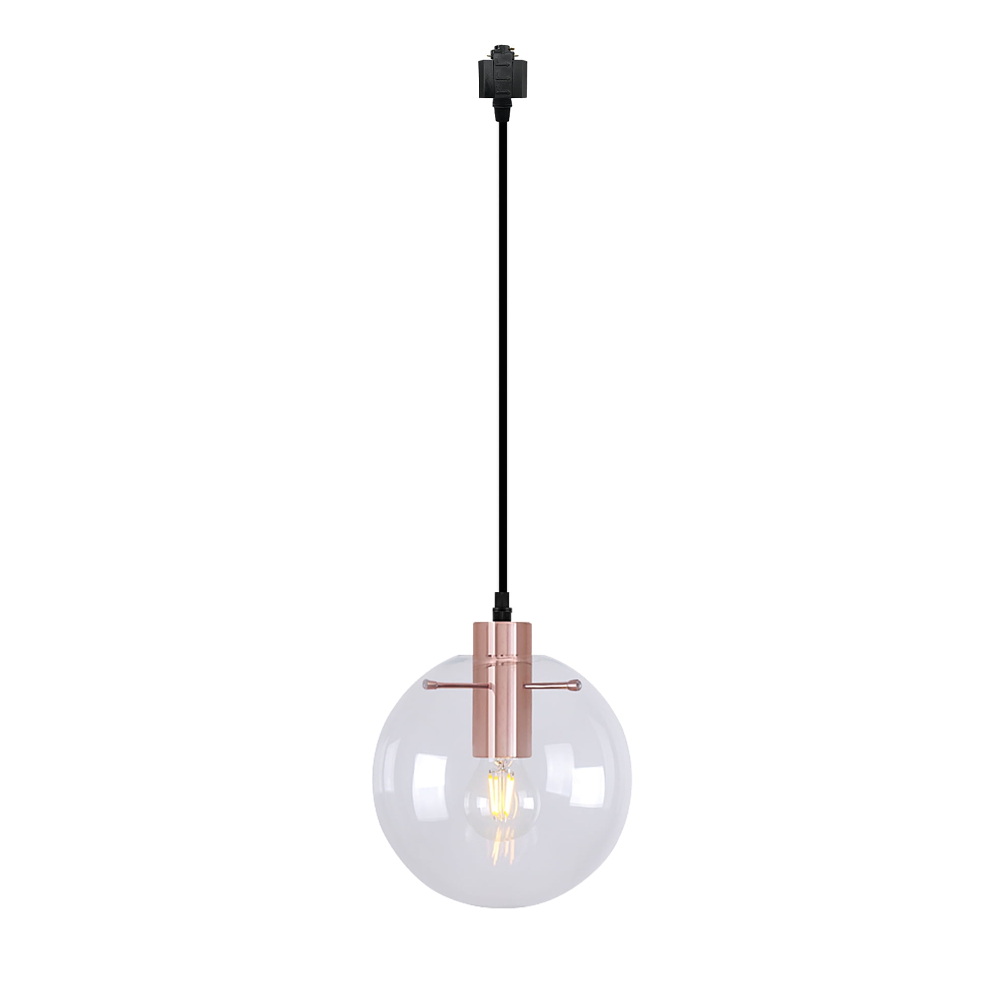 Kiven H-Type Track Lighting, 1-Light Modern Halo Track Pendant Light ...