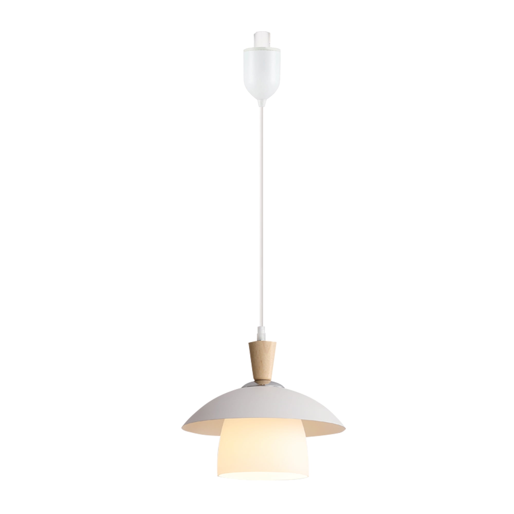 Kiven H-Type Track Lighting, 1-Light Modern Halo Track Pendant Light ...