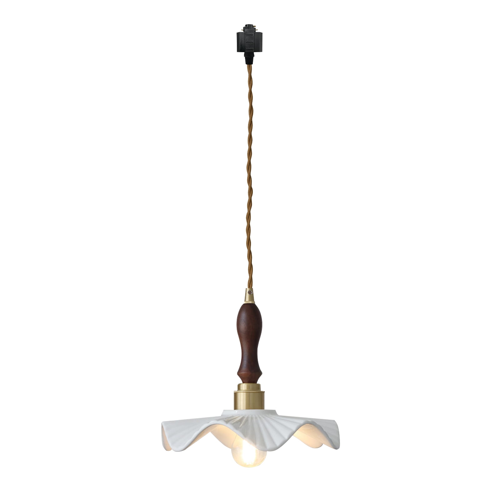 Kiven H-Type Track Lighting, 1-Light Modern Halo Track Pendant Light ...