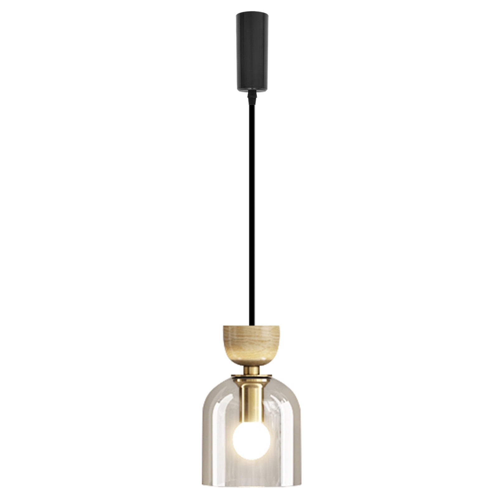 Kiven H-Type Track Lighting, 1-Light Modern Halo Track Pendant Light ...