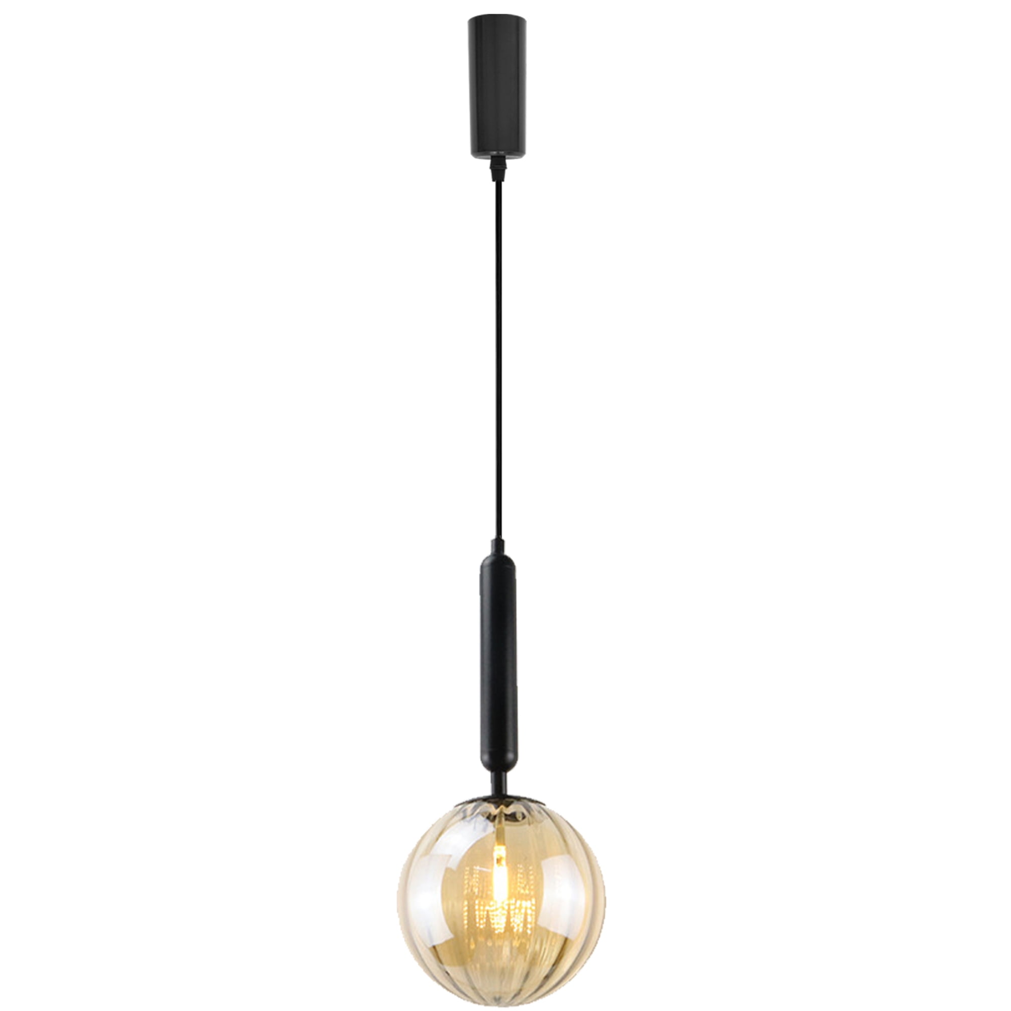 Kiven H-Type Track Lighting, 1-Light Pendant with Adjustable Glass ...