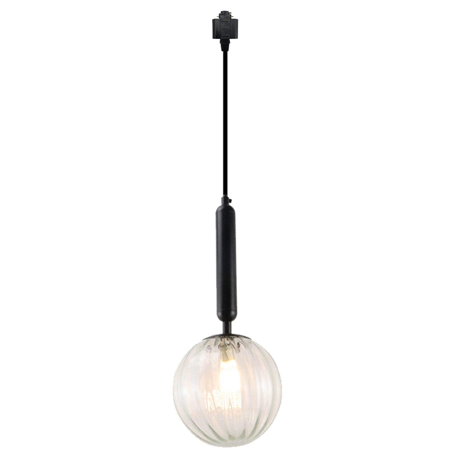 Kiven H-Type Track Lighting, 1-Light Modern Halo Track Pendant Light ...