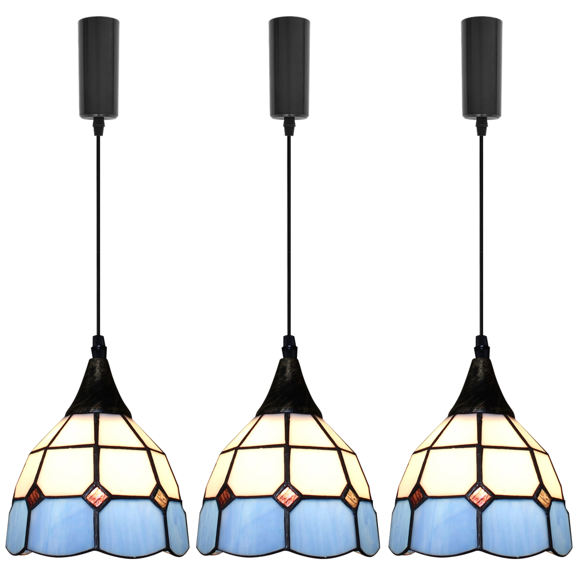 Kiven H-Type Track Lighting, 3-Light Modern Halo Track Pendant Light ...