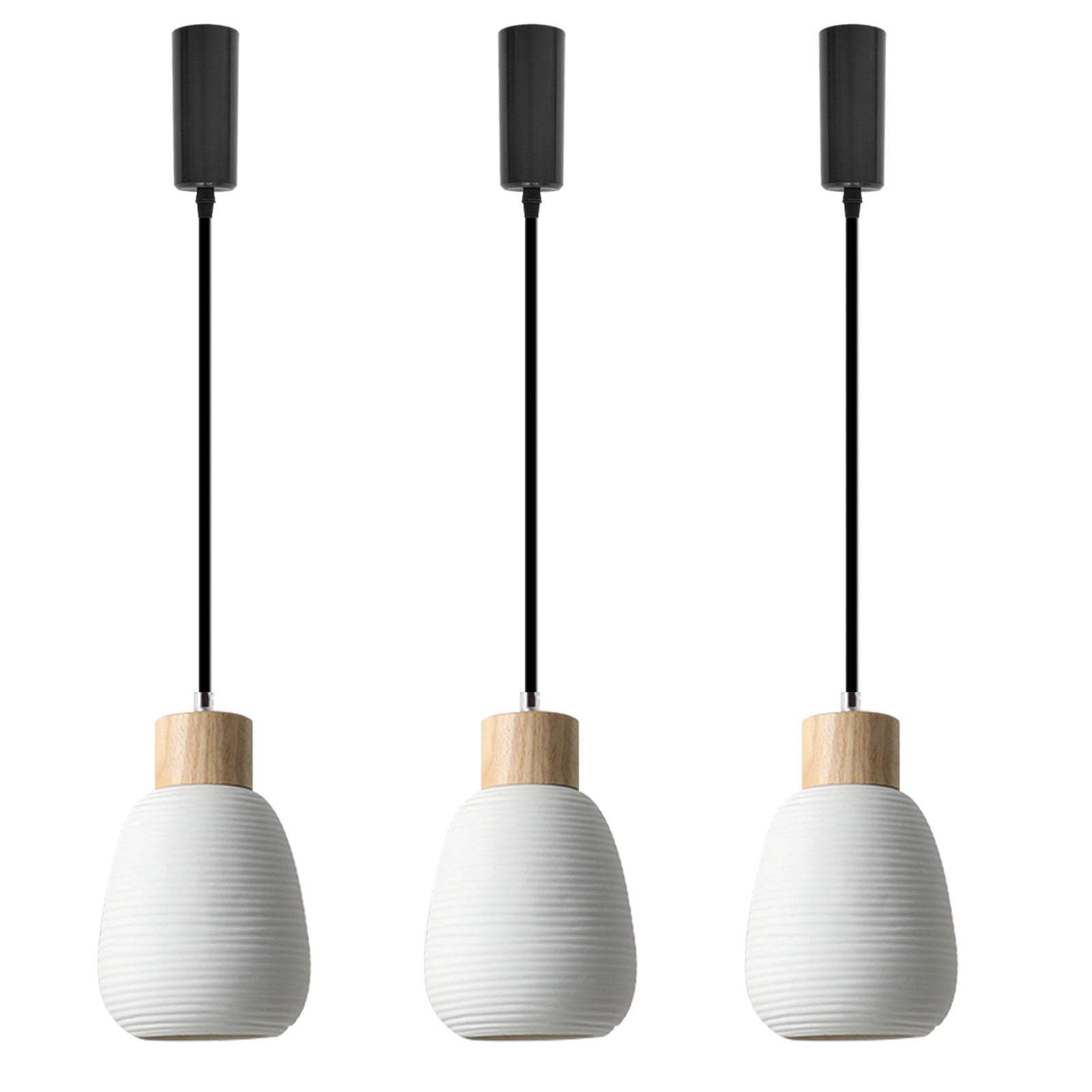 Kiven H-Type Track Lighting, 3-Light Modern Halo Track Pendant Light ...