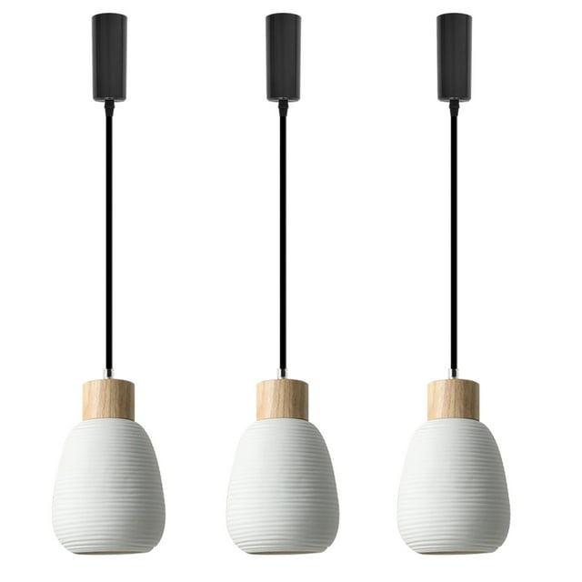 Kiven H-Type Track Lighting, 3-Light Modern Halo Track Pendant Light ...