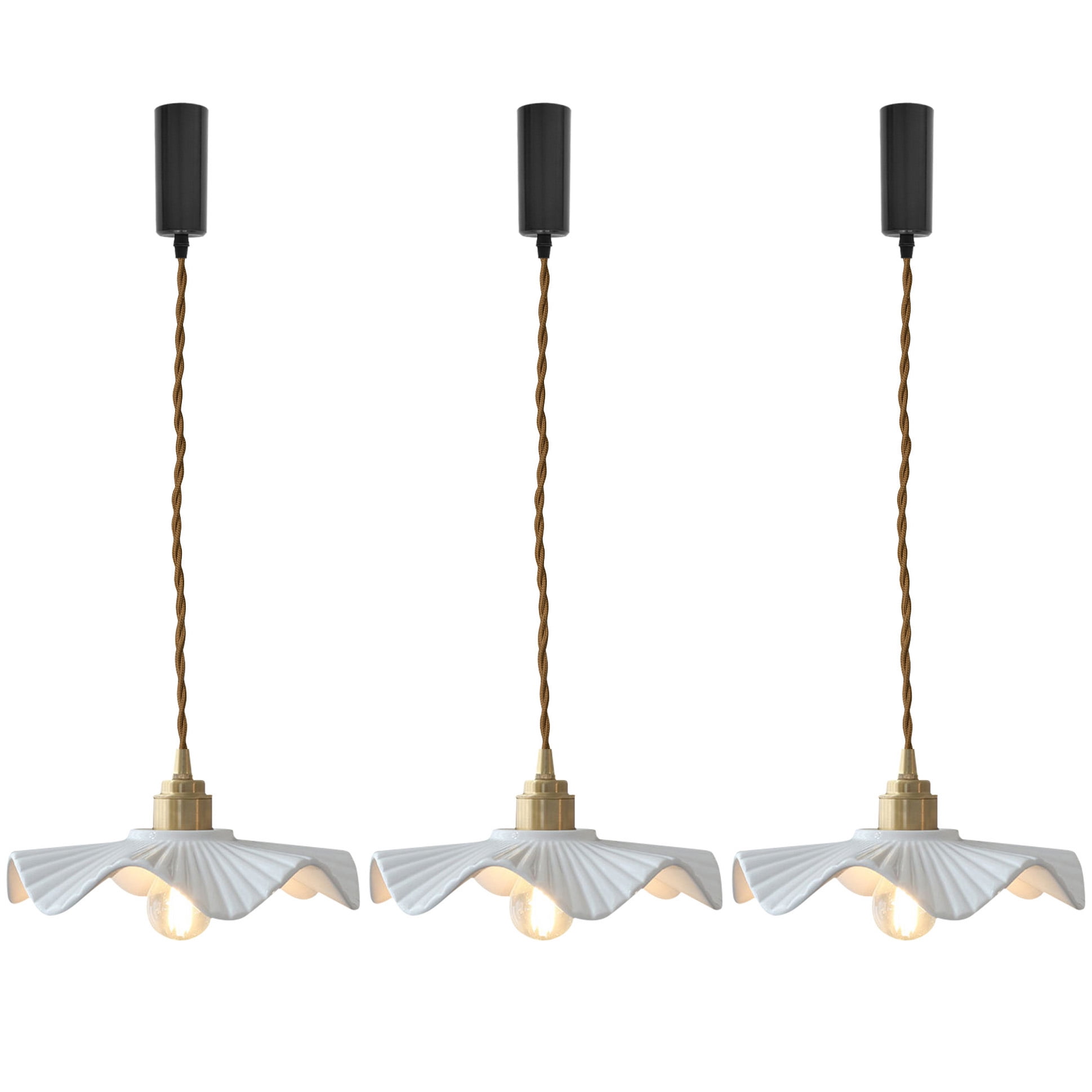 Kiven H-Type Track Lighting, 3-Light Modern Halo Track Pendant Light ...