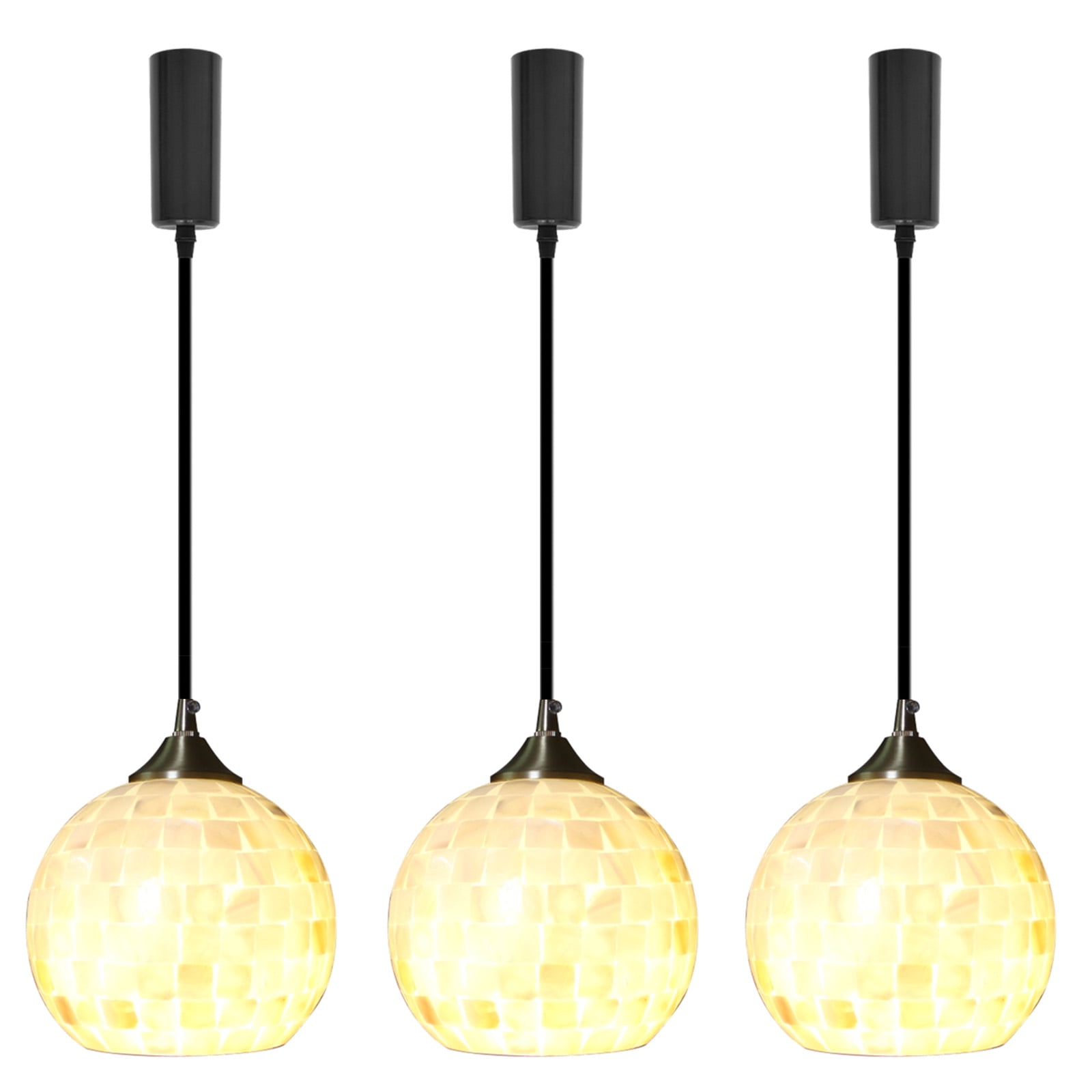 Kiven H-Type Track Lighting, 3-Light Modern Halo Track Pendant Light ...