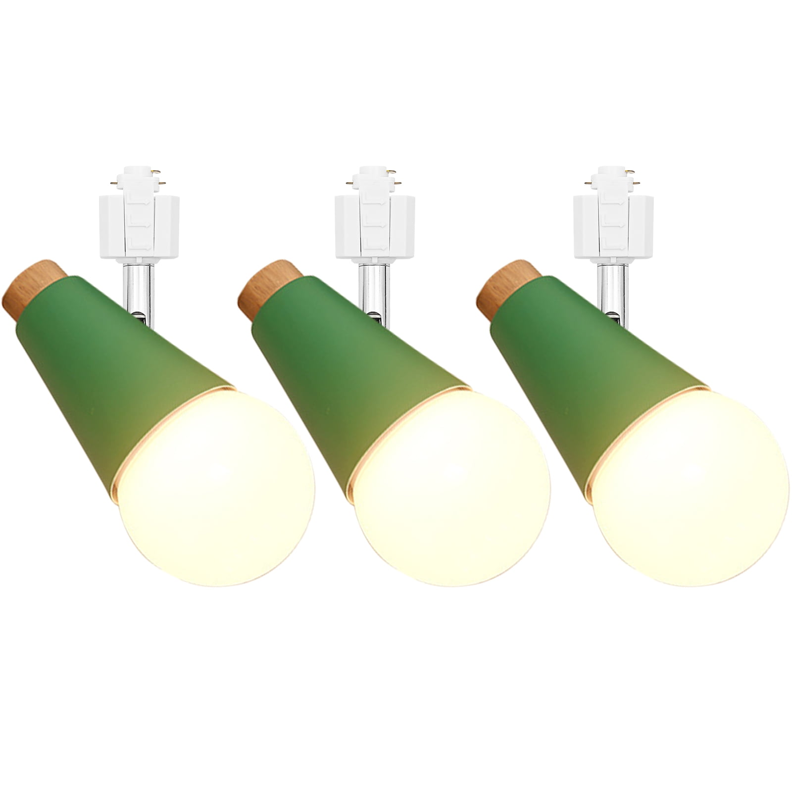 Kiven H-Type Track Lighting, 3-Light Modern Halo Track Pendant Light ...