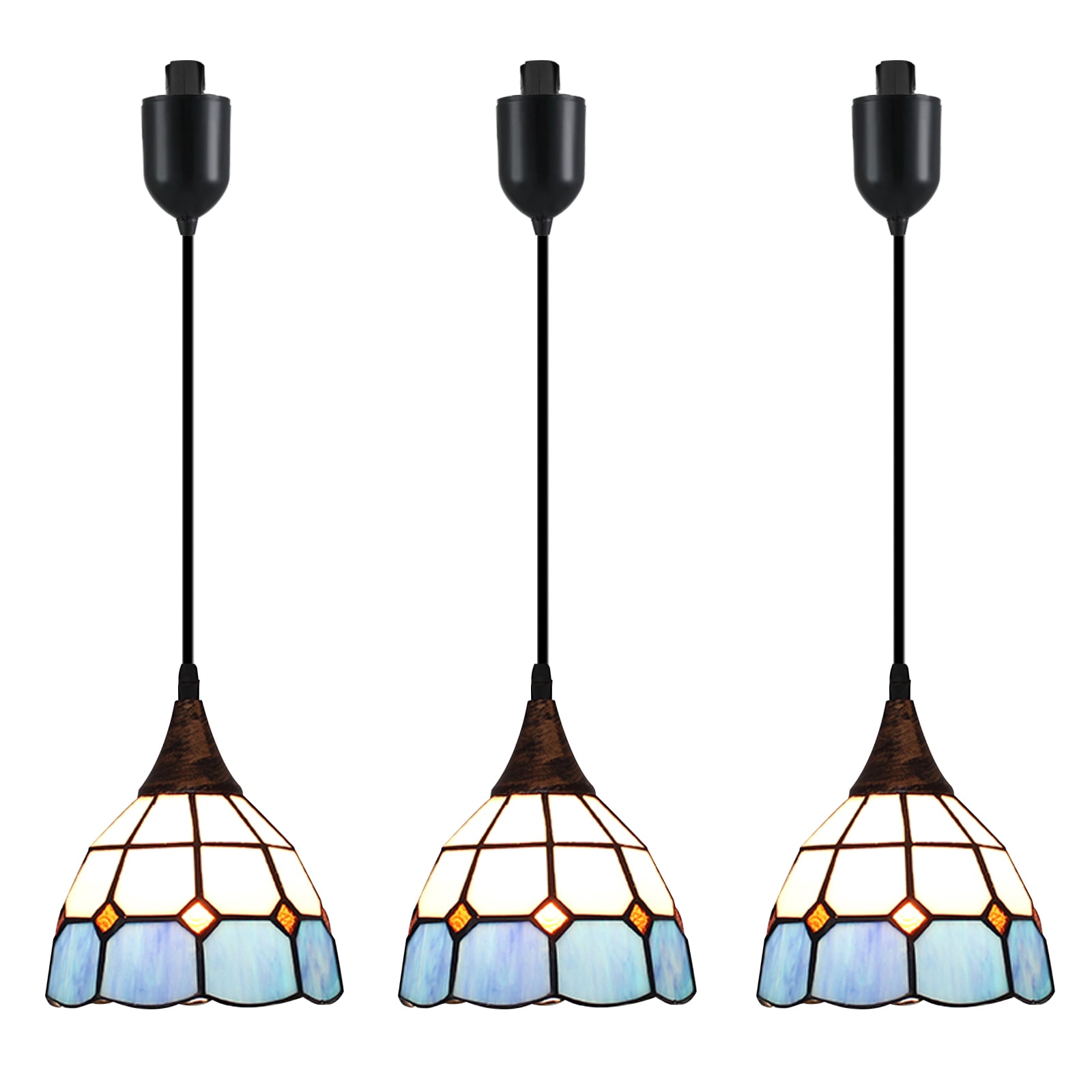 Kiven H-Type Track Lighting Light fixture,3 Light Baroque Halo Track ...