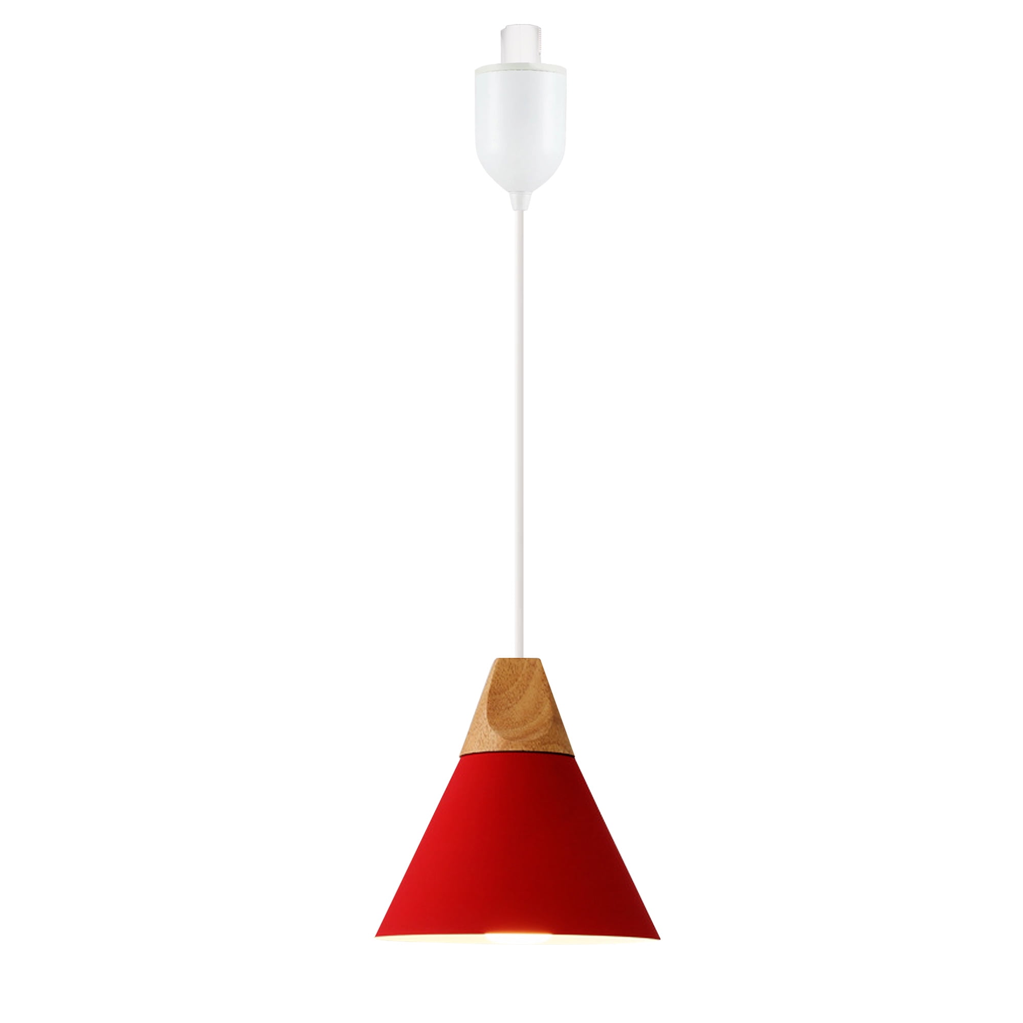 Kiven H-Type Track Lighting Light fixture, Red Modern Metal Halo Track ...