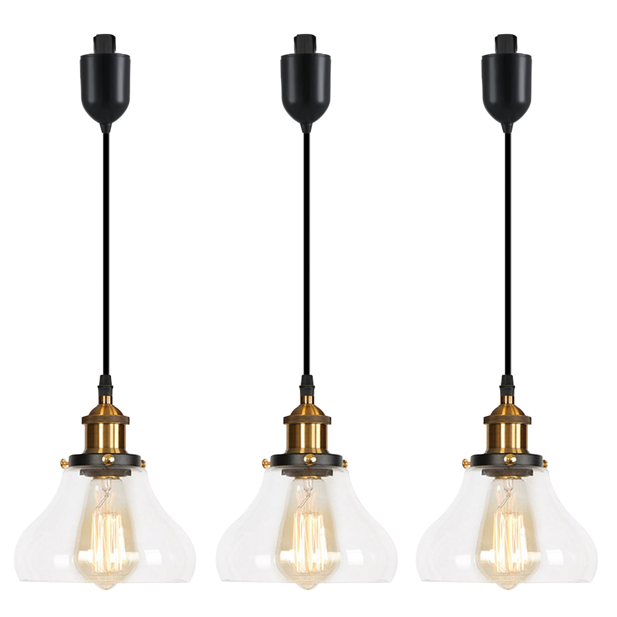Kiven H-Type Track Lighting Light fixture, Vintage Halo Track Pendant ...