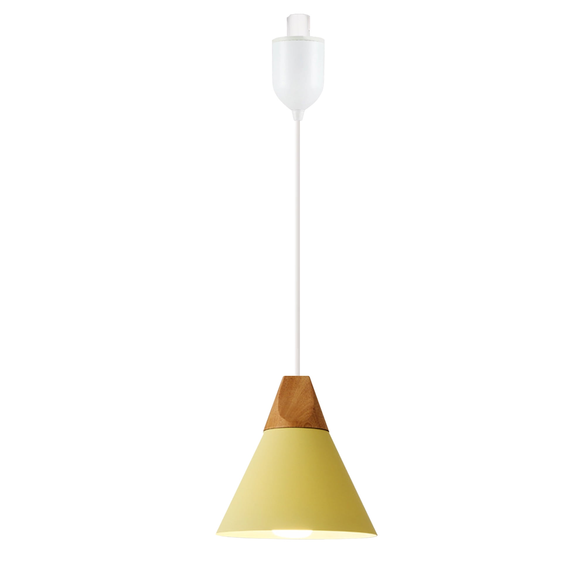 Kiven H-Type Track Lighting Light fixture, Yellow Modern Metal Halo ...