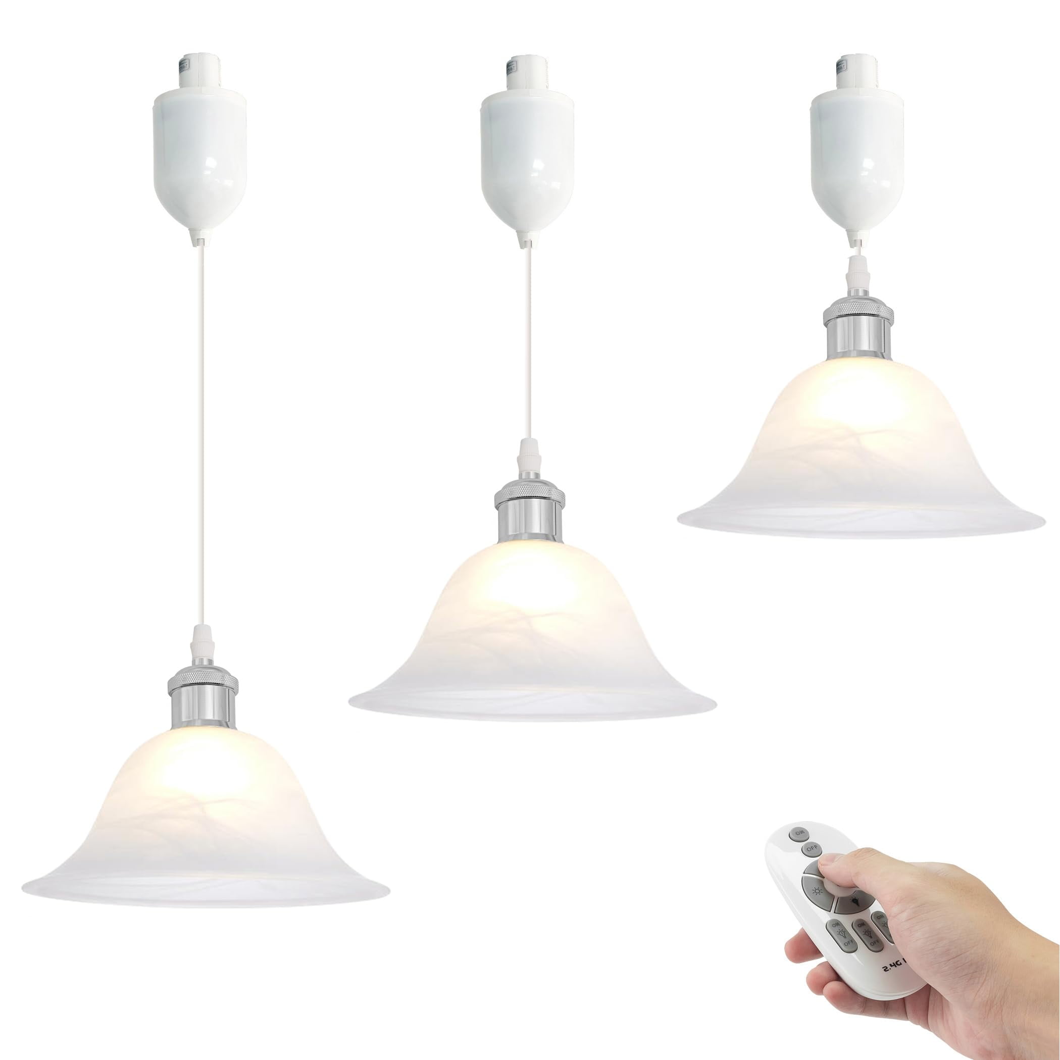 Kiven H-Type Track Lighting Pendants Adjustable Height,Modern h Track ...