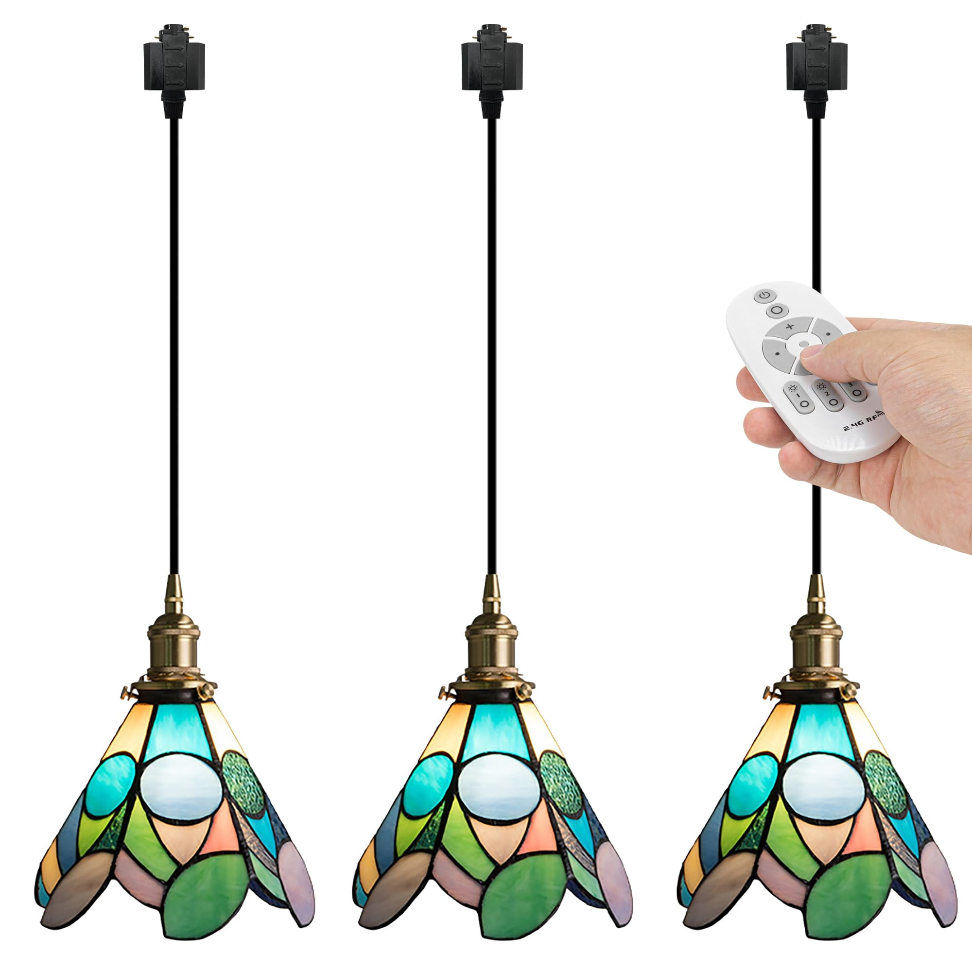 Kiven H-Type Track Lighting Pendants Dimmable,Tiffany h Track Pendant ...