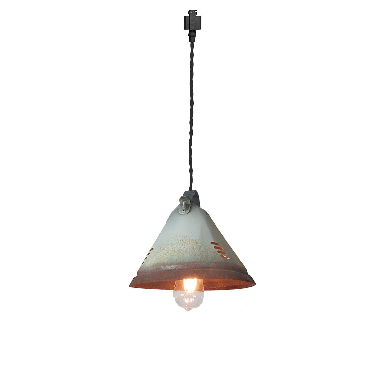 Kiven H-Type Track Lights, E26 Socket 1-Light Retro Industrial ...